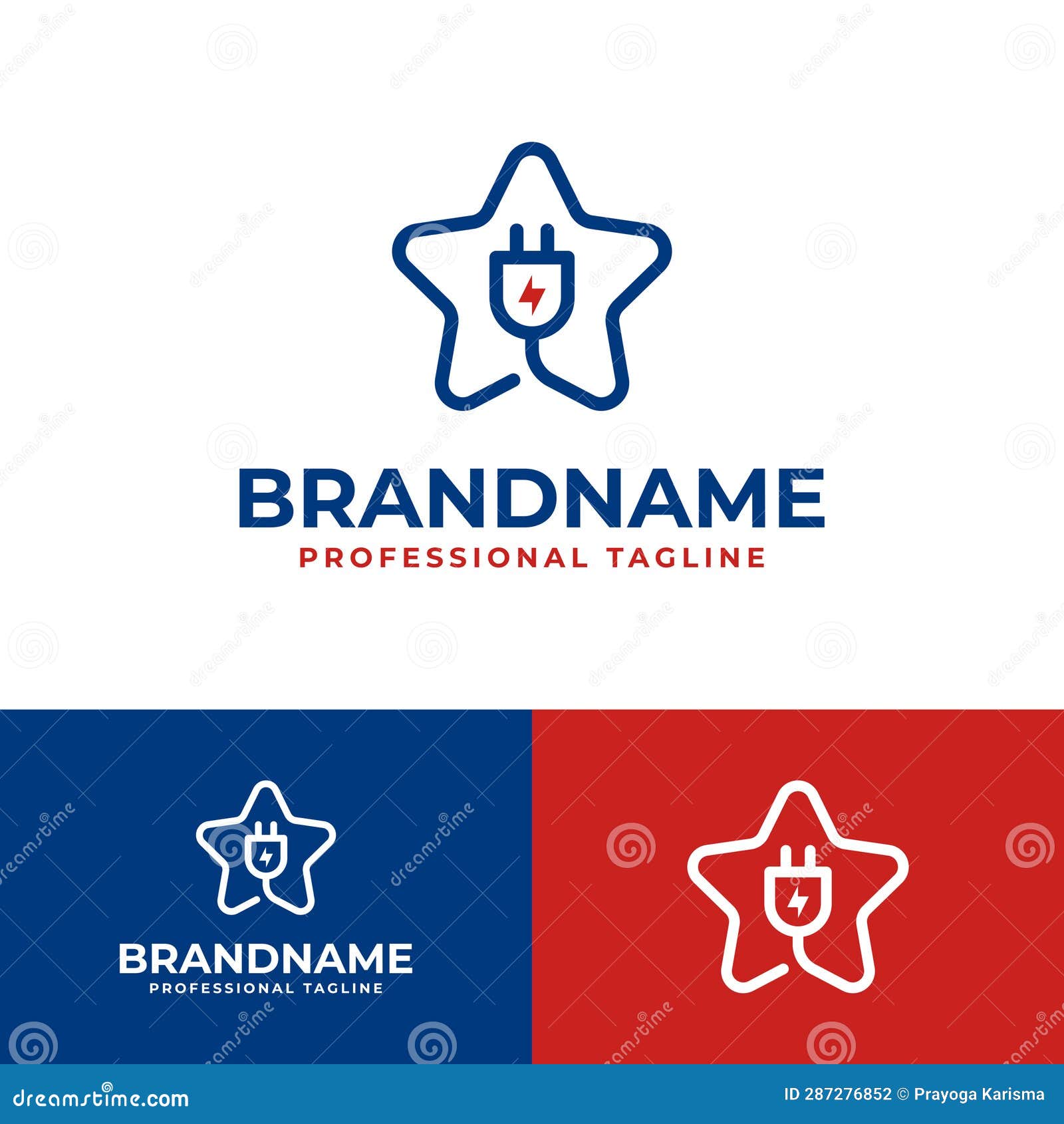 Star Plug Logo, Suitable for Any Business Related To Star and Plug ...