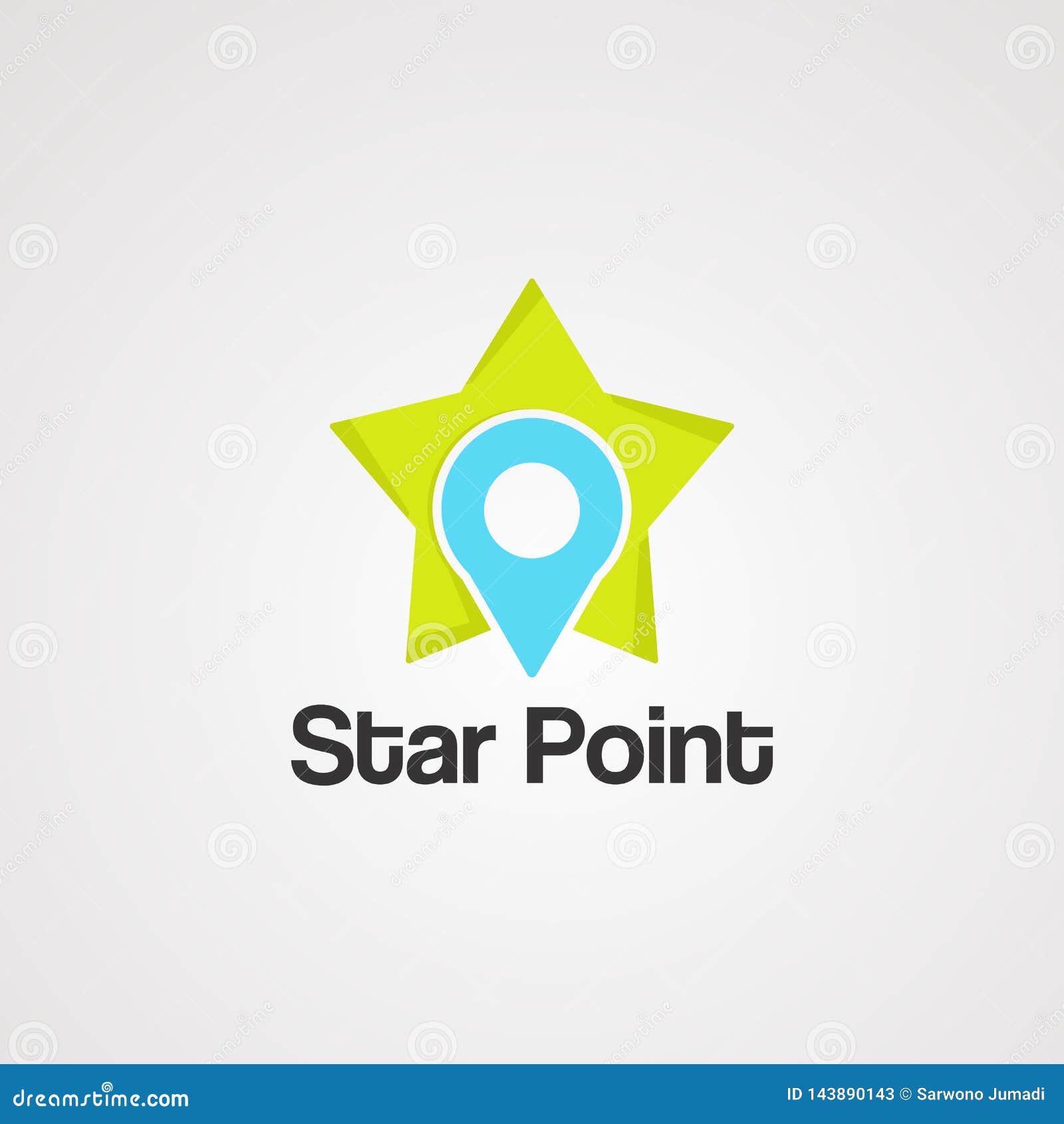 Star Point Logo Vector, Icon, Element, and Template Stock Vector ...