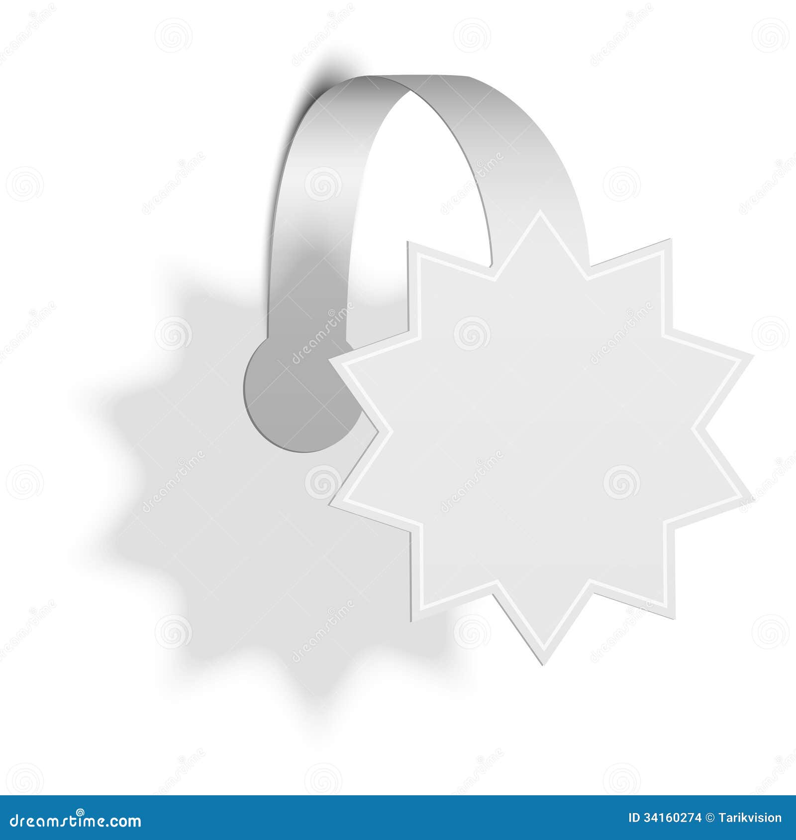 Star Promotion Wobbler stock vector. Illustration of banner - 34160274