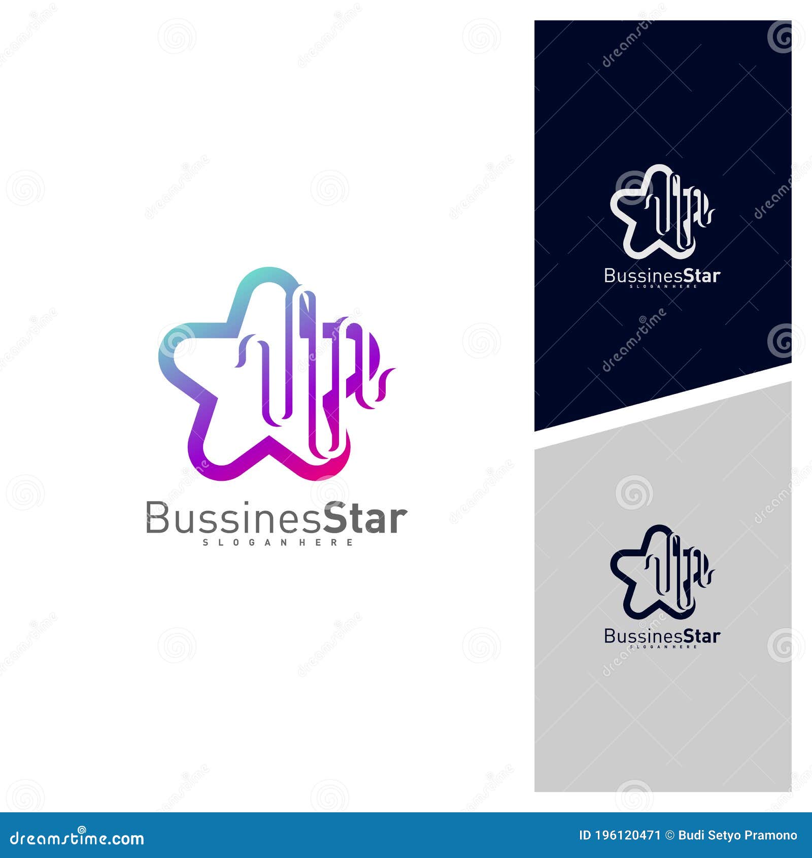 Star Pulse Logo Template Design Vector, Concept, Creative Symbol, Icon ...