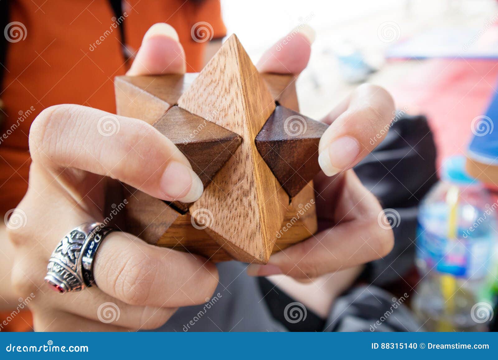 Star Puzzle stock photo. Image of finger, skillgames - 88315140