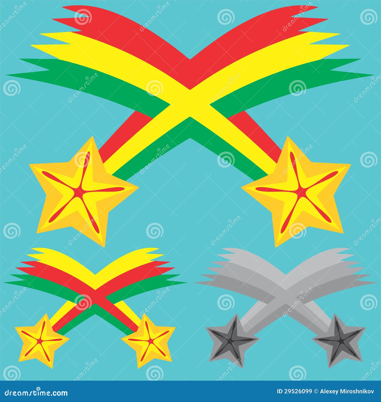 Star rain stock vector. Illustration of outline, luminosity - 29526099