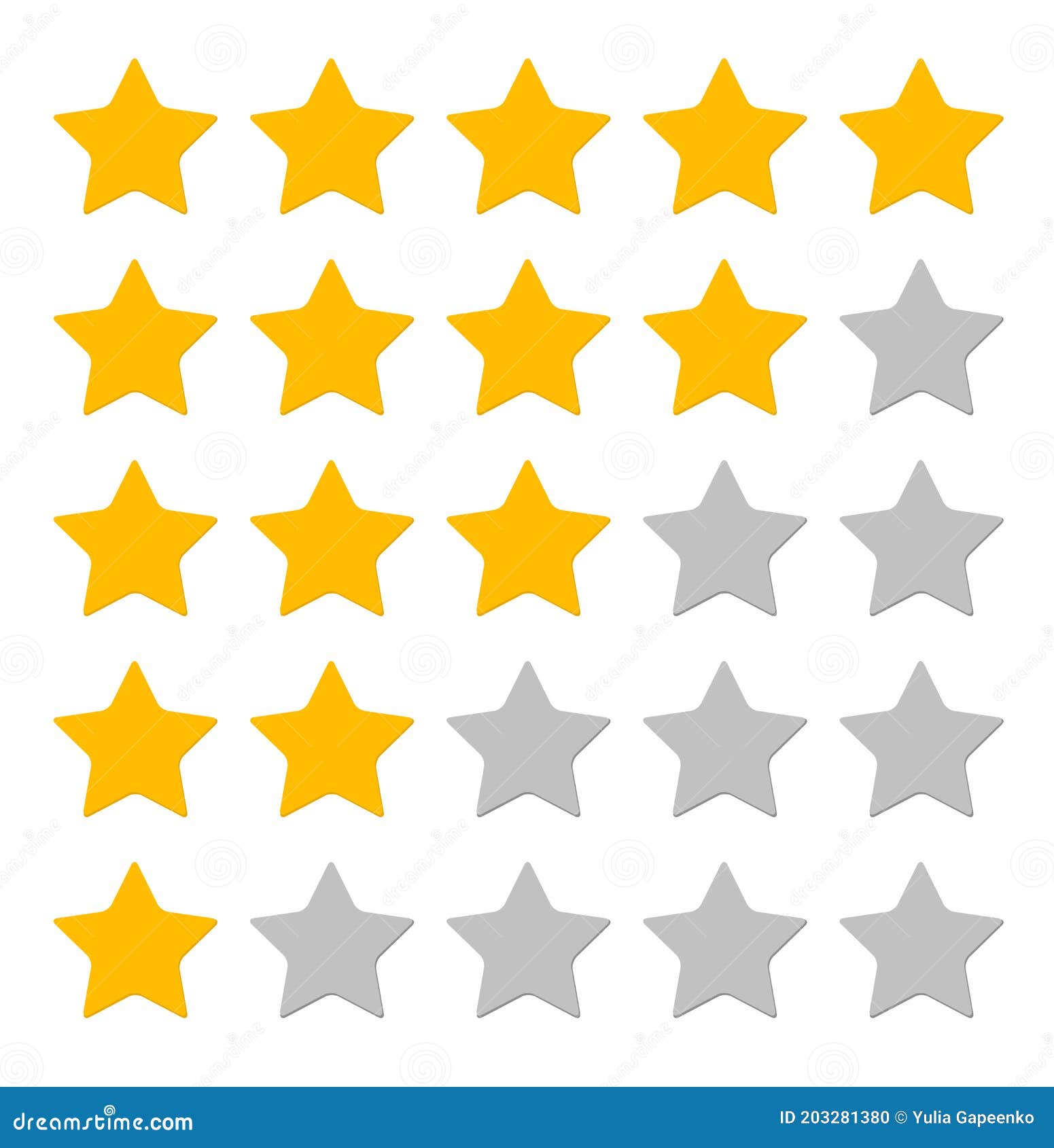 Star Rank Background. Vector Illustration Stock Illustration ...