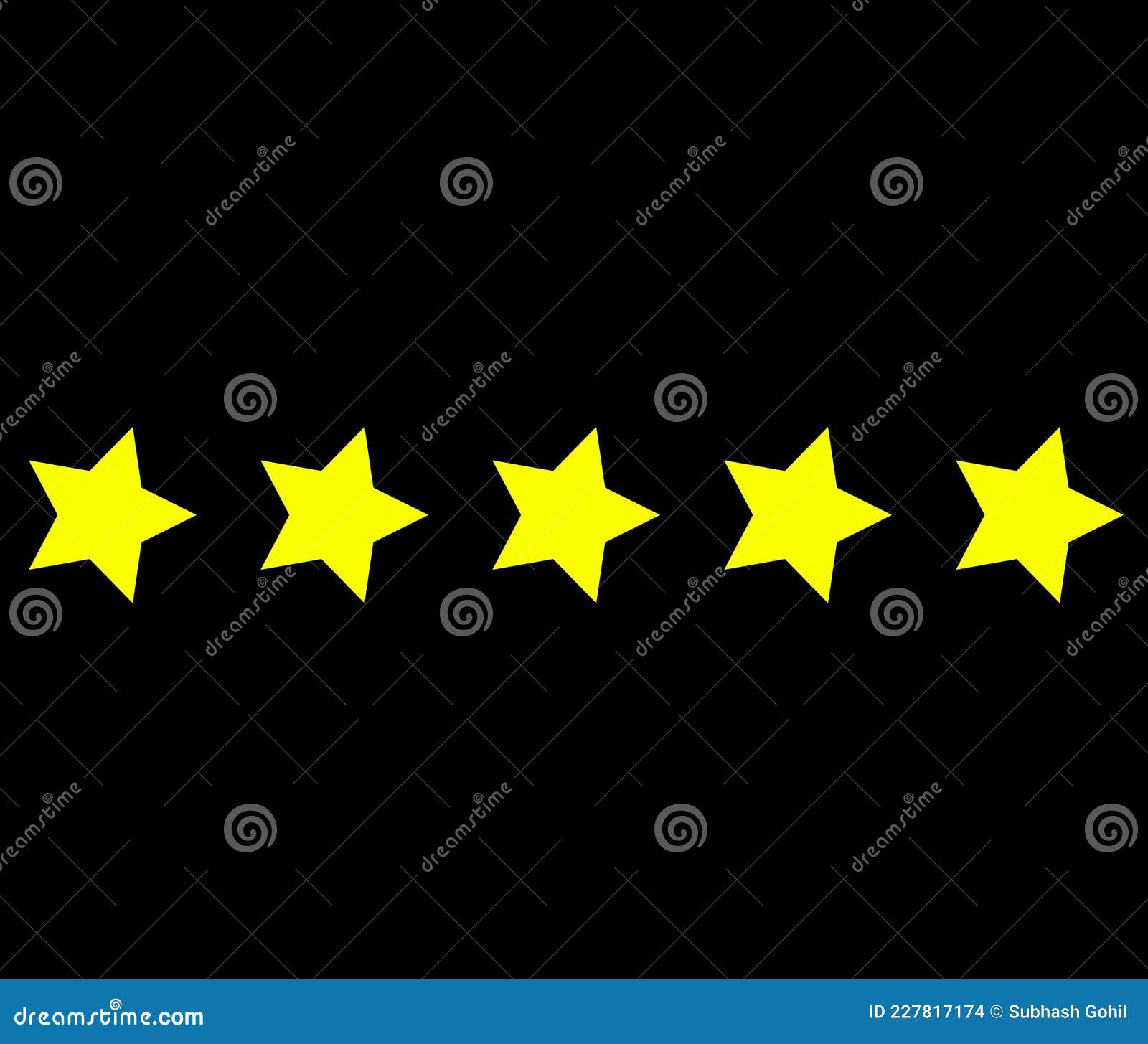 5 Star Rating Design Background Stock Illustration - Illustration of ...