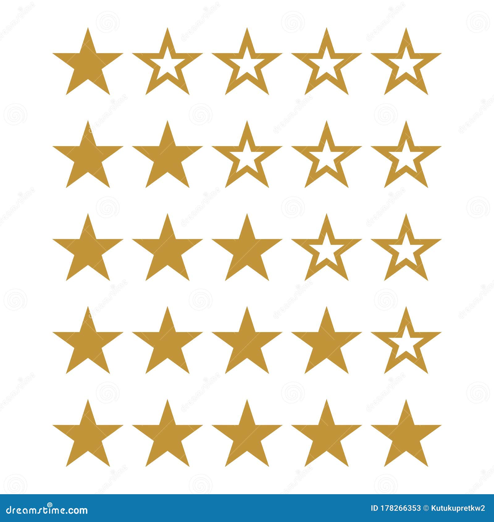 Star Rating Logo Template Illustration Design. Vector EPS 10 Stock ...
