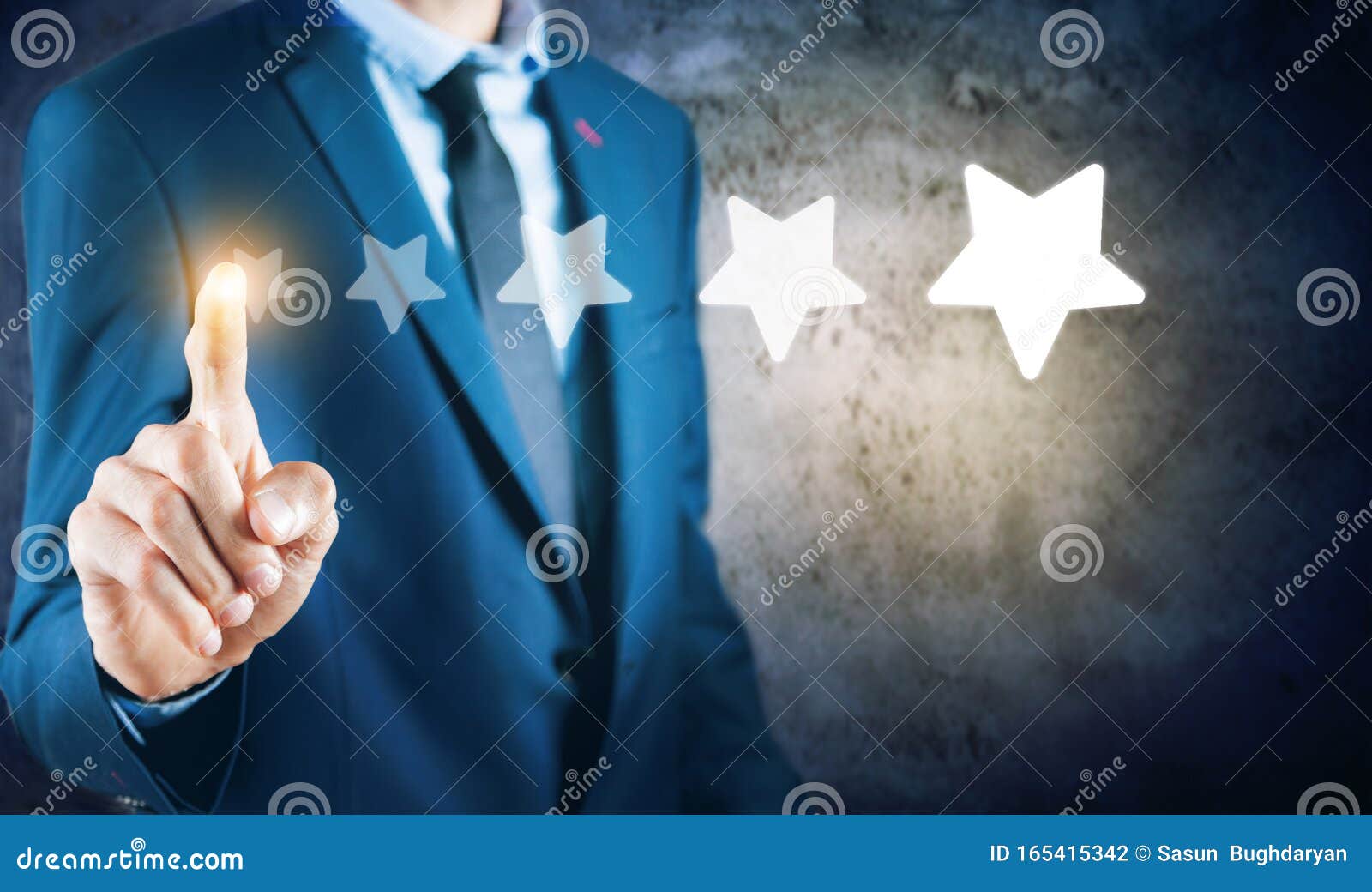 5 Star Rating. Put a Good Mark Stock Photo - Image of customer, online ...