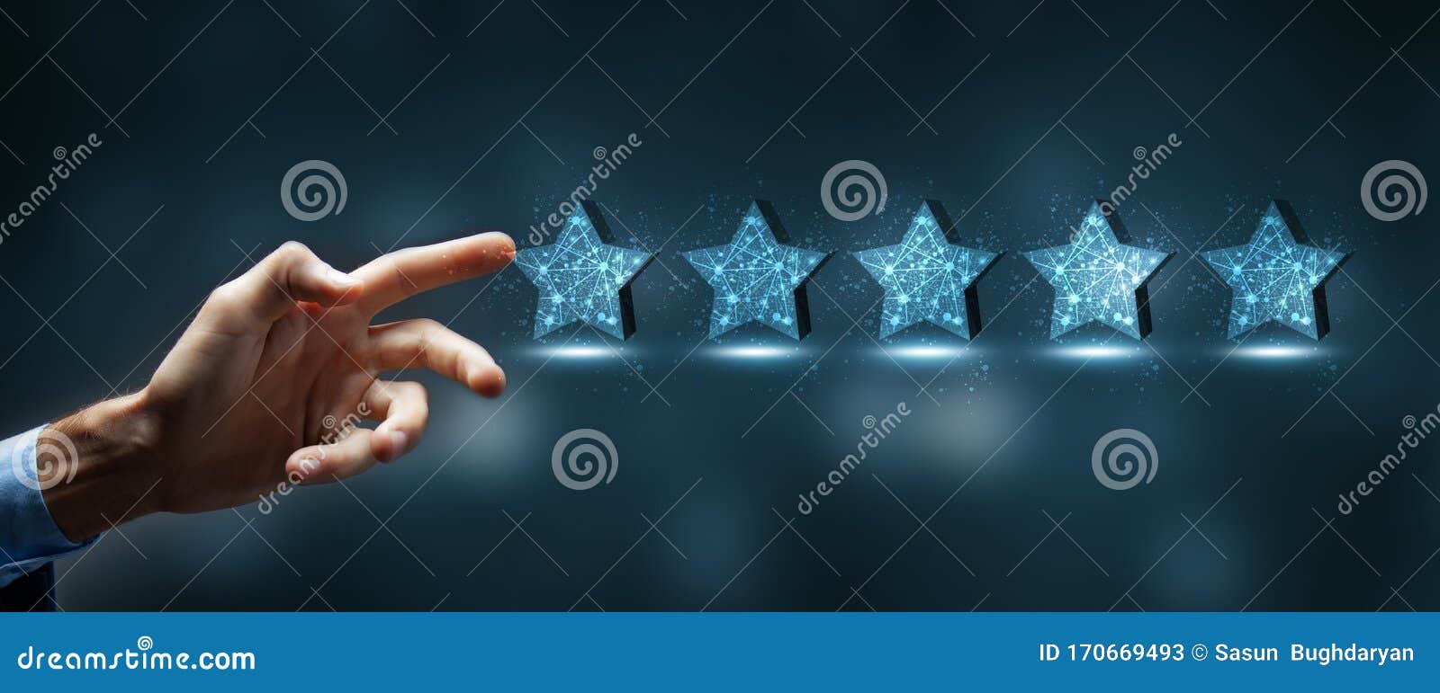 5 Star Rating. Put a Good Mark Stock Image - Image of excellence, goal ...