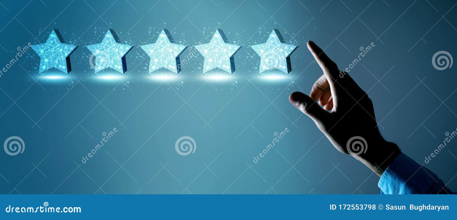 5 Star Rating. Put a Good Mark Stock Photo - Image of customer, opinion ...
