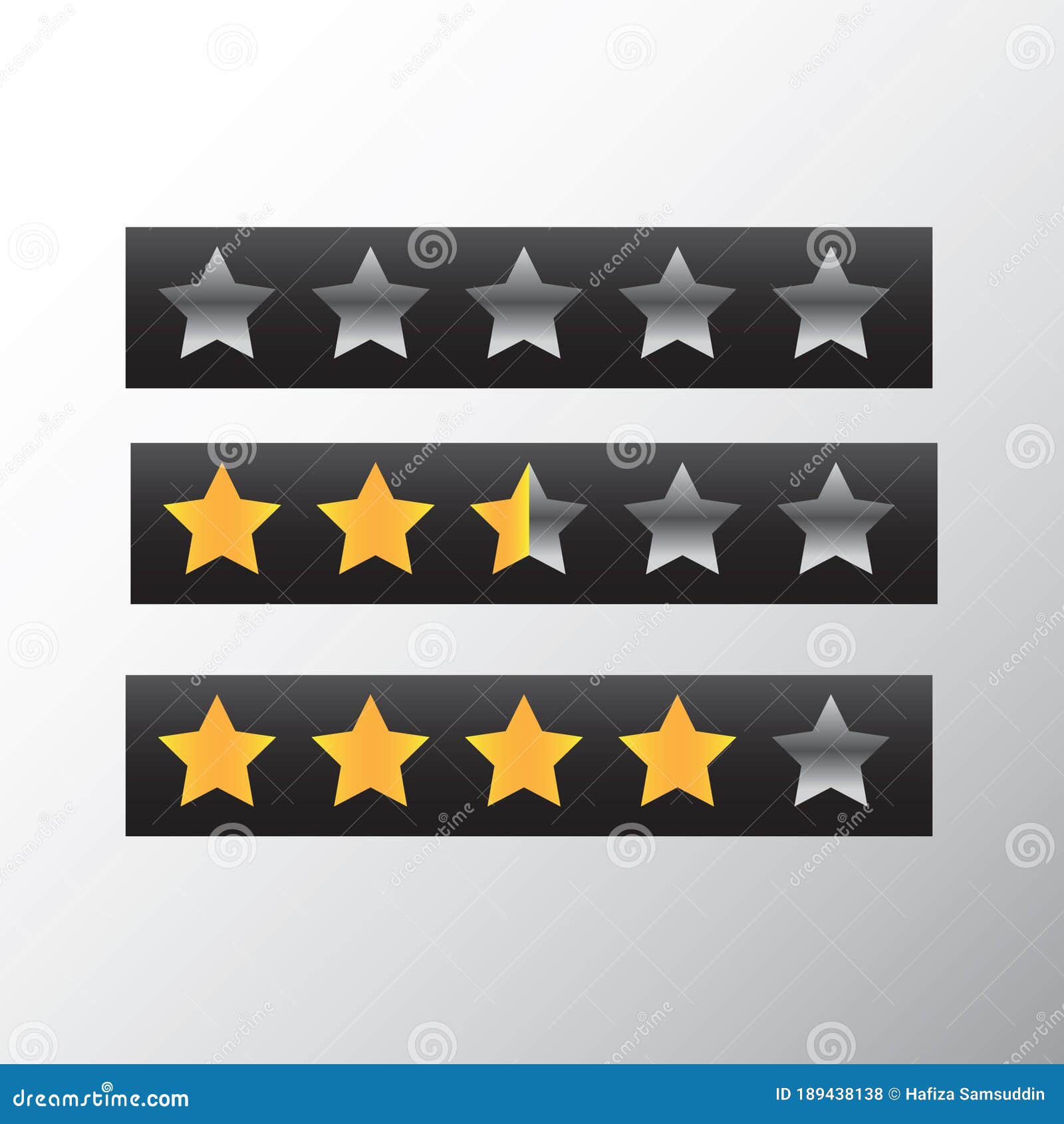 Star Ratings. Vector Illustration Decorative Design Stock Vector ...