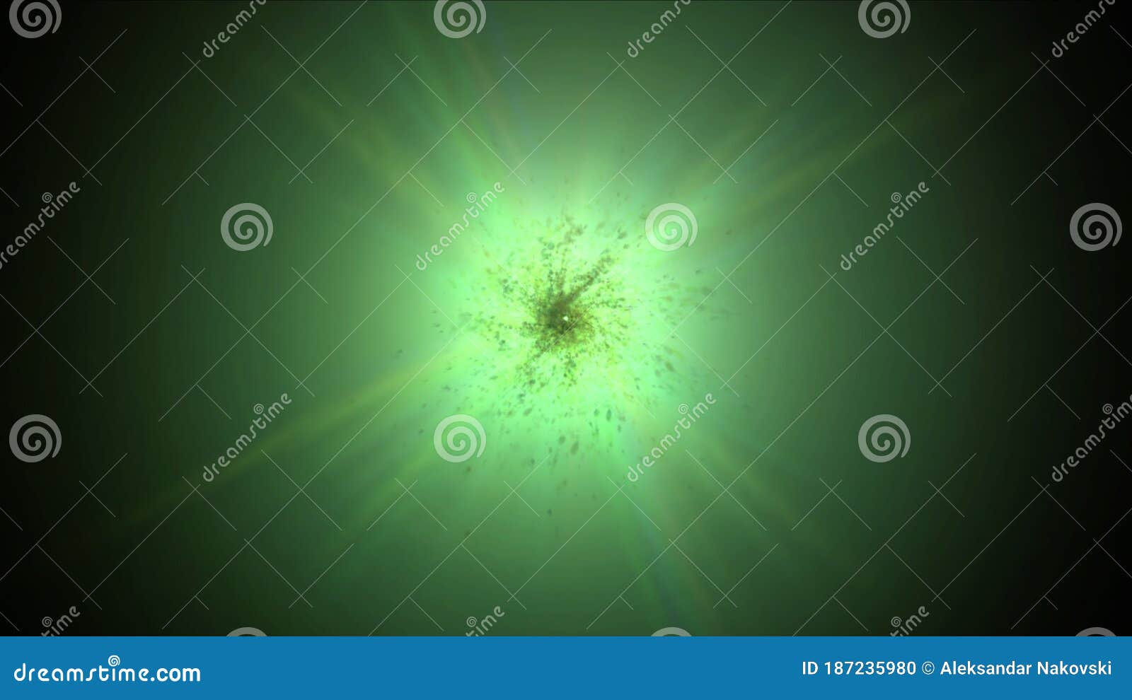 Star ray in space abstract stock illustration. Illustration of fire ...