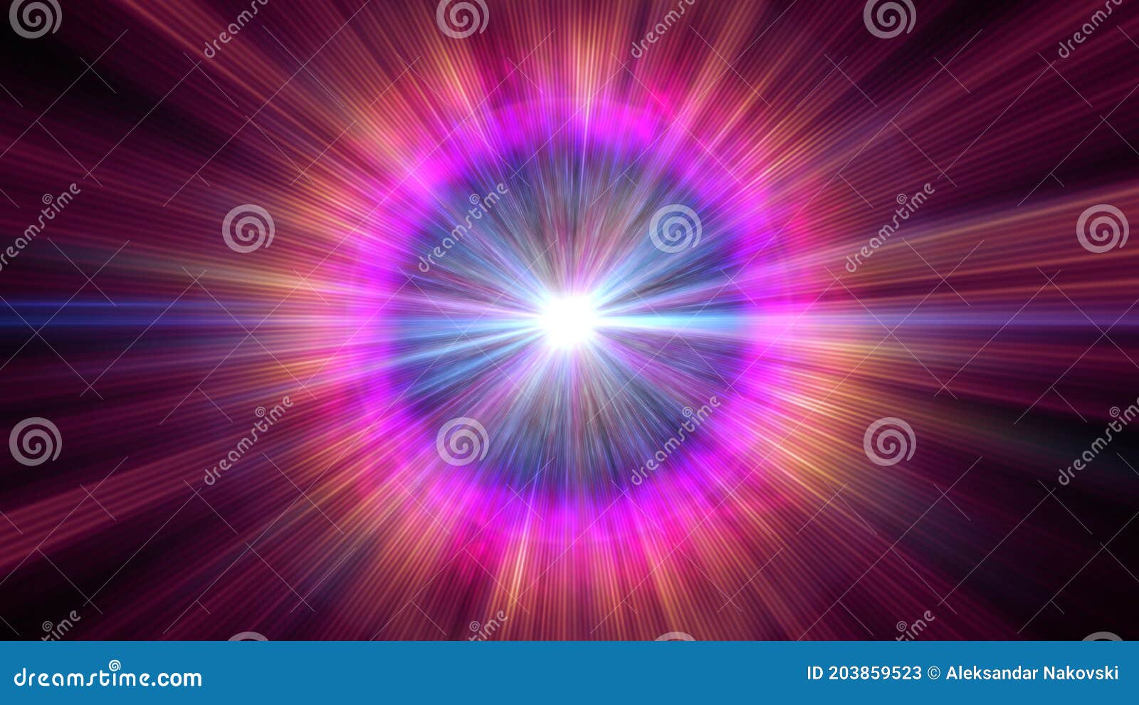 Star ray light in space stock illustration. Illustration of beam ...