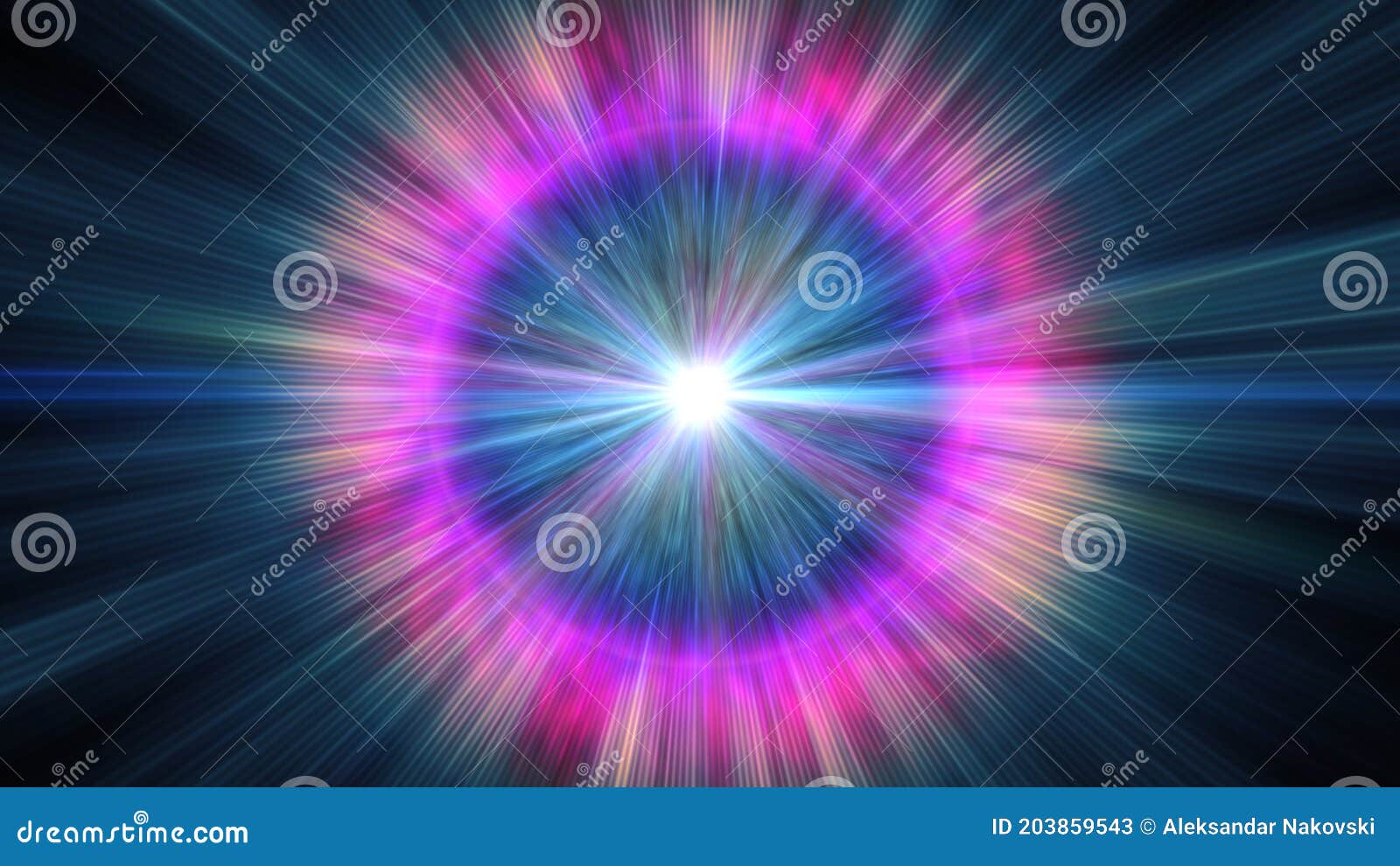 Star ray light in space stock illustration. Illustration of beam ...