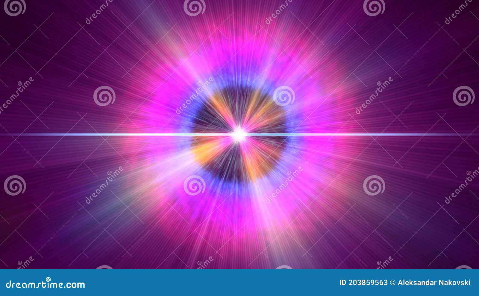 Star ray light in space stock illustration. Illustration of beauty ...