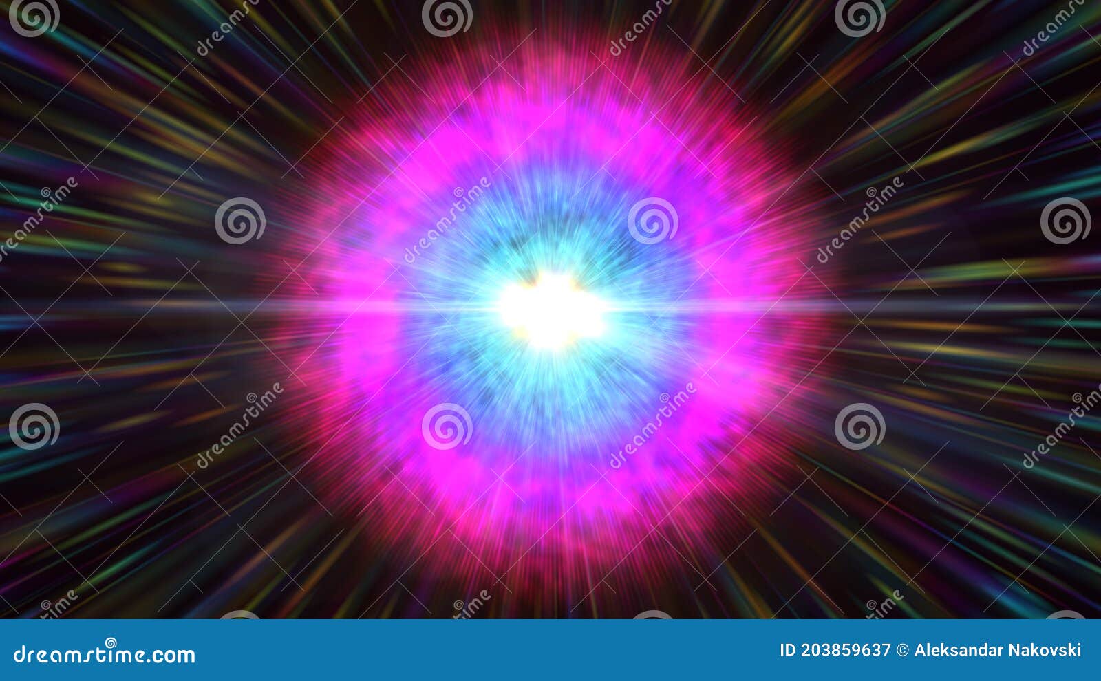 Star ray light in space stock illustration. Illustration of background ...