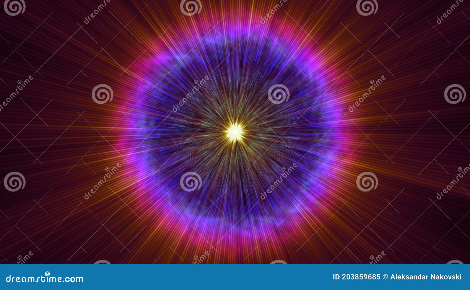 Star ray light in space stock illustration. Illustration of animation ...