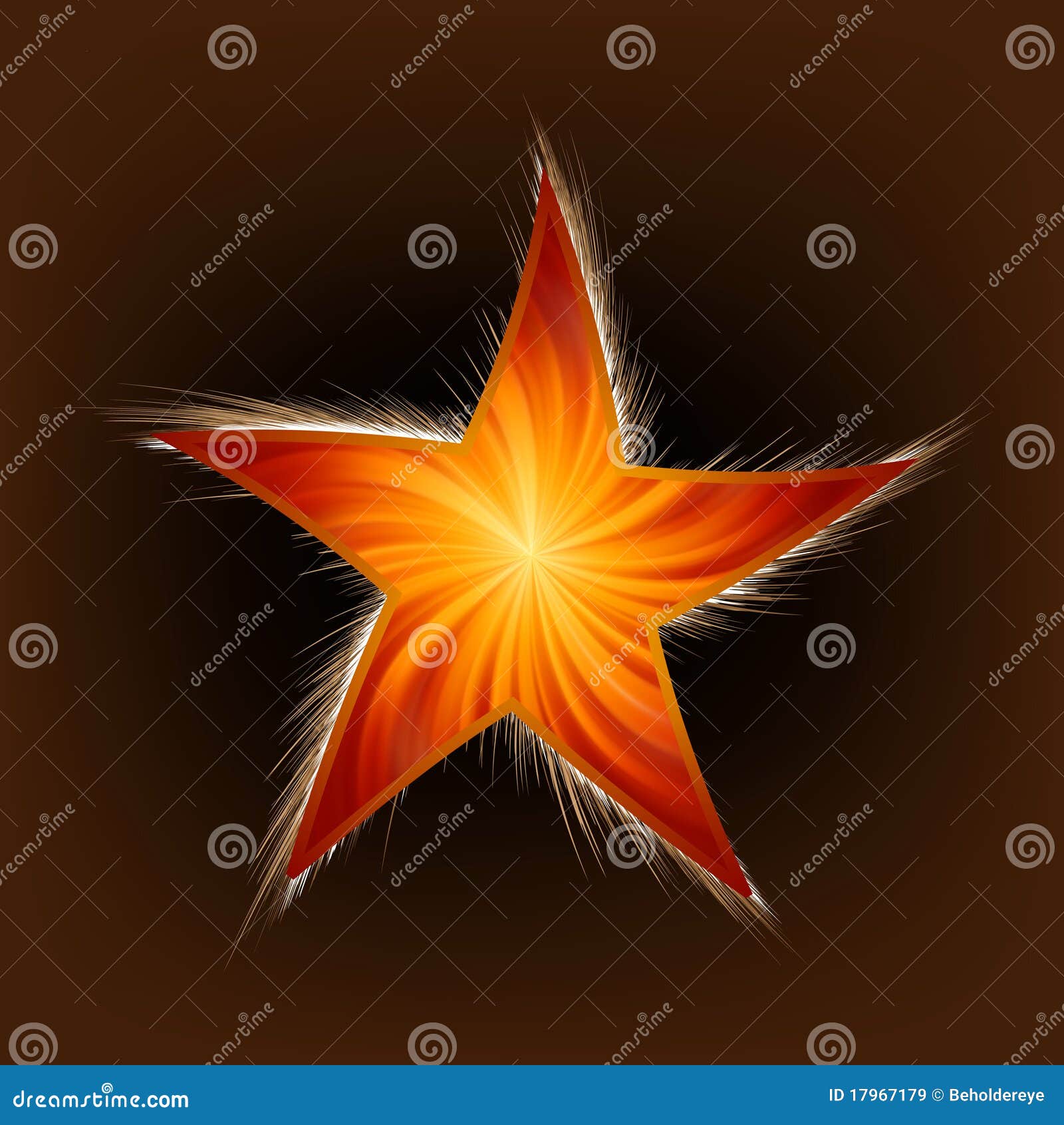 Star and Rays. EPS 8 stock vector. Illustration of point - 17967179