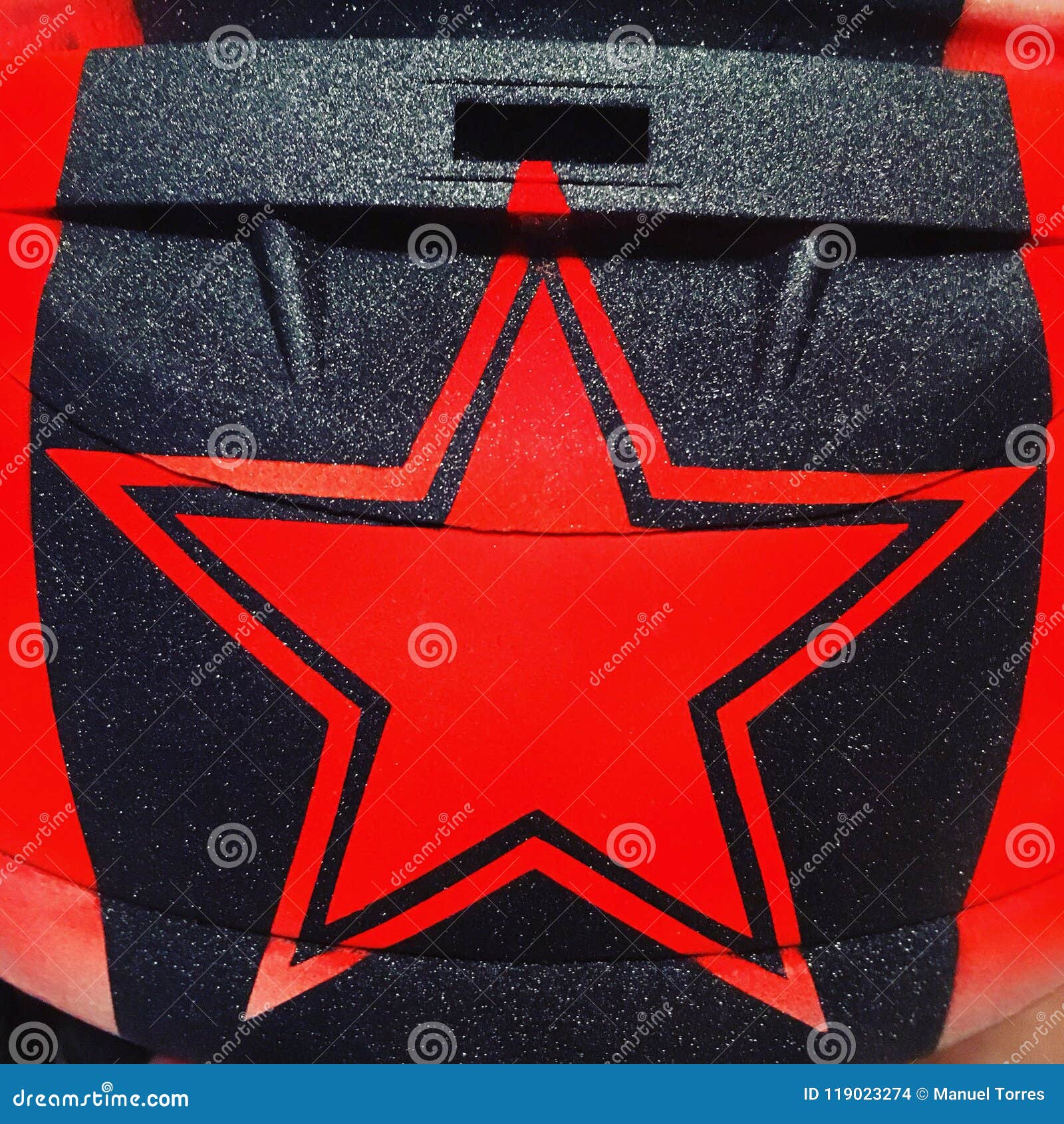 Star red and black paint stock photo. Image of perspective - 119023274