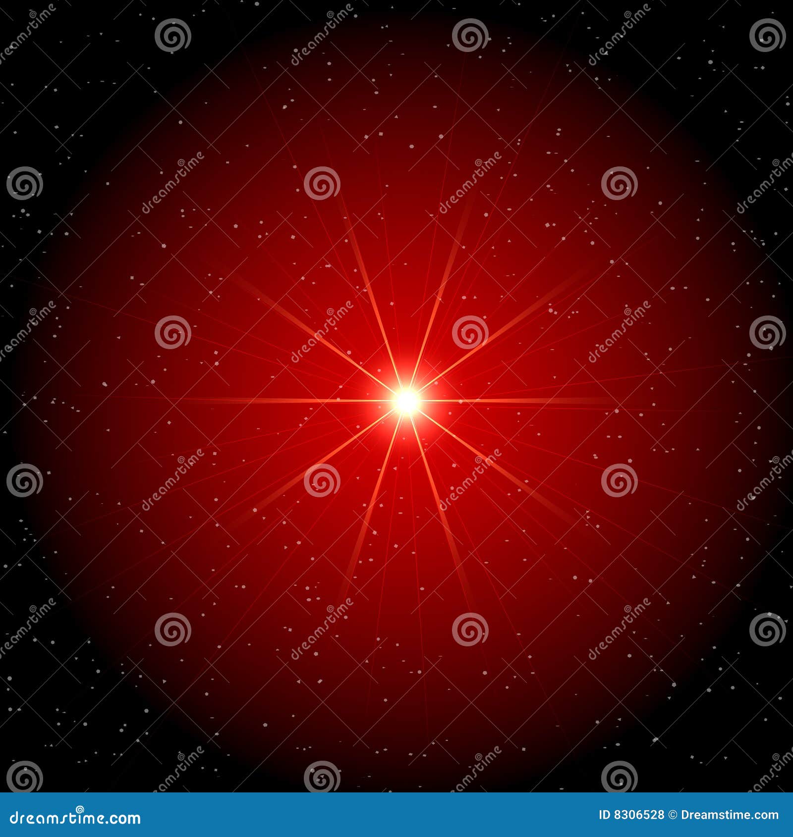 Star in Red Cloud - Star Background Stock Illustration - Illustration ...