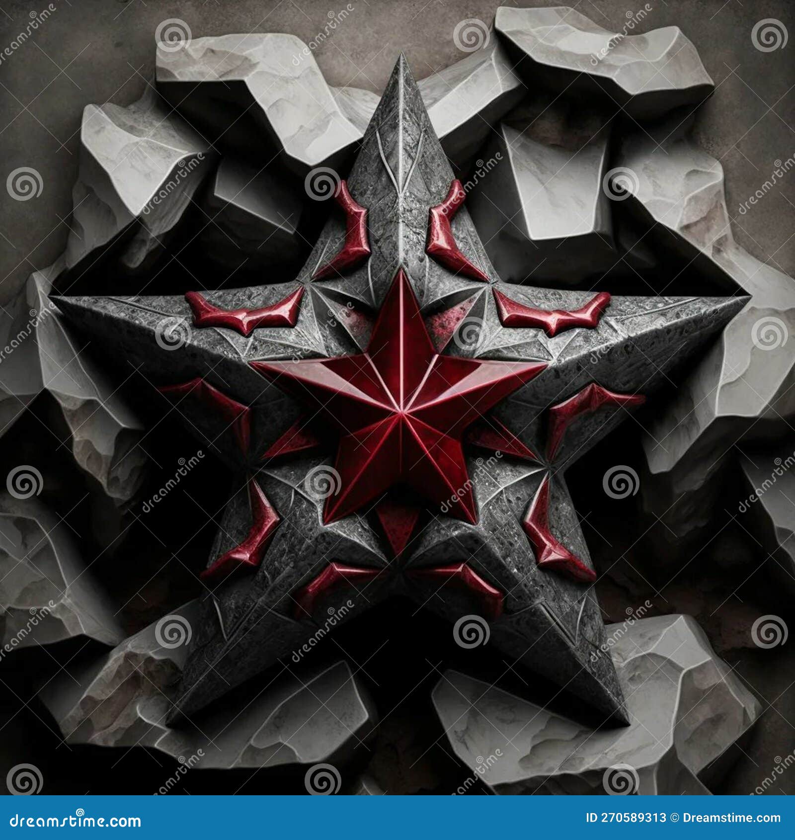 A Star with a Red Star on it and the Word Star on it Stock Illustration ...