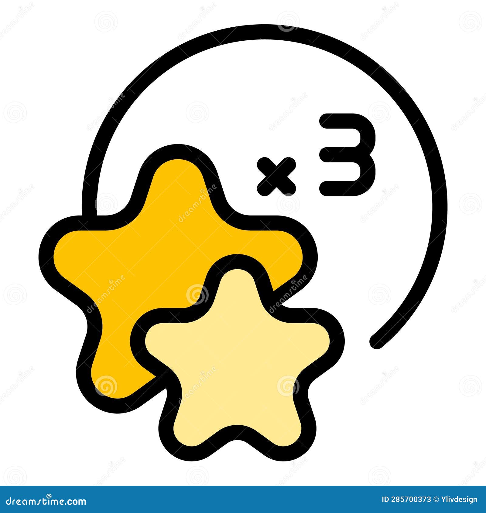 Star Reward Icon Vector Flat Stock Vector - Illustration of credit ...