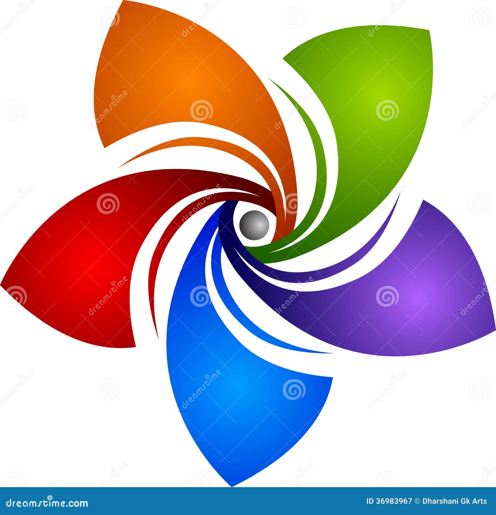 Rotation Logo Cartoon Vector | CartoonDealer.com #15630059