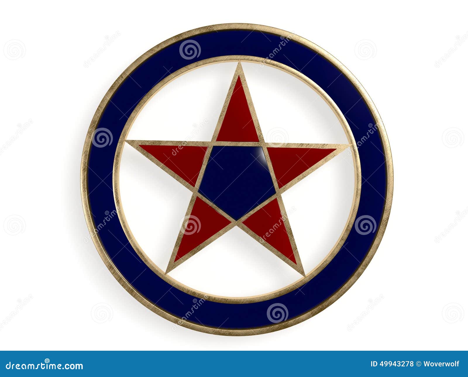 Star in round stock illustration. Illustration of abstract - 49943278