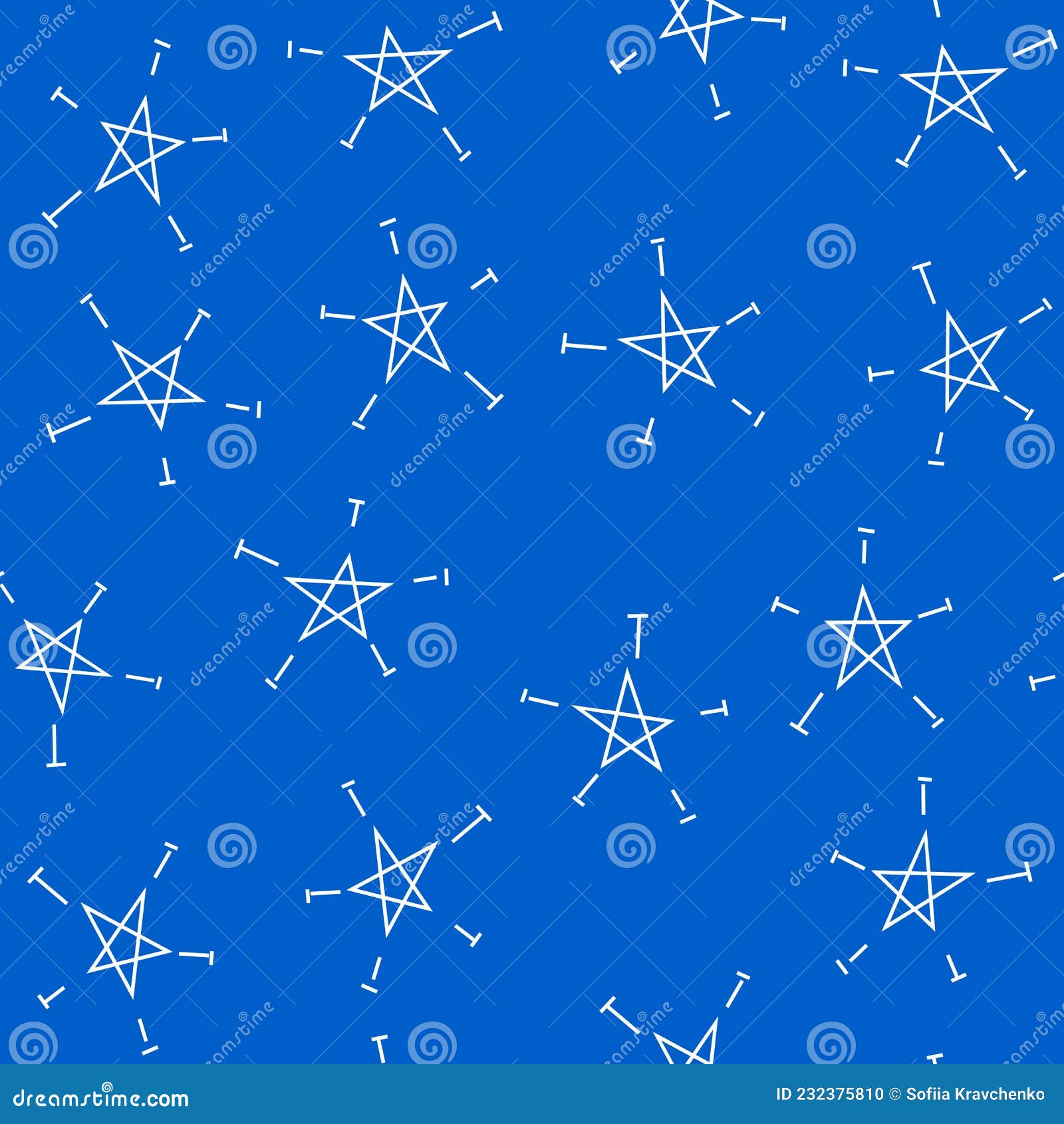 Star Seamless Pattern. Seamless Backdrop with Star Stock Vector ...