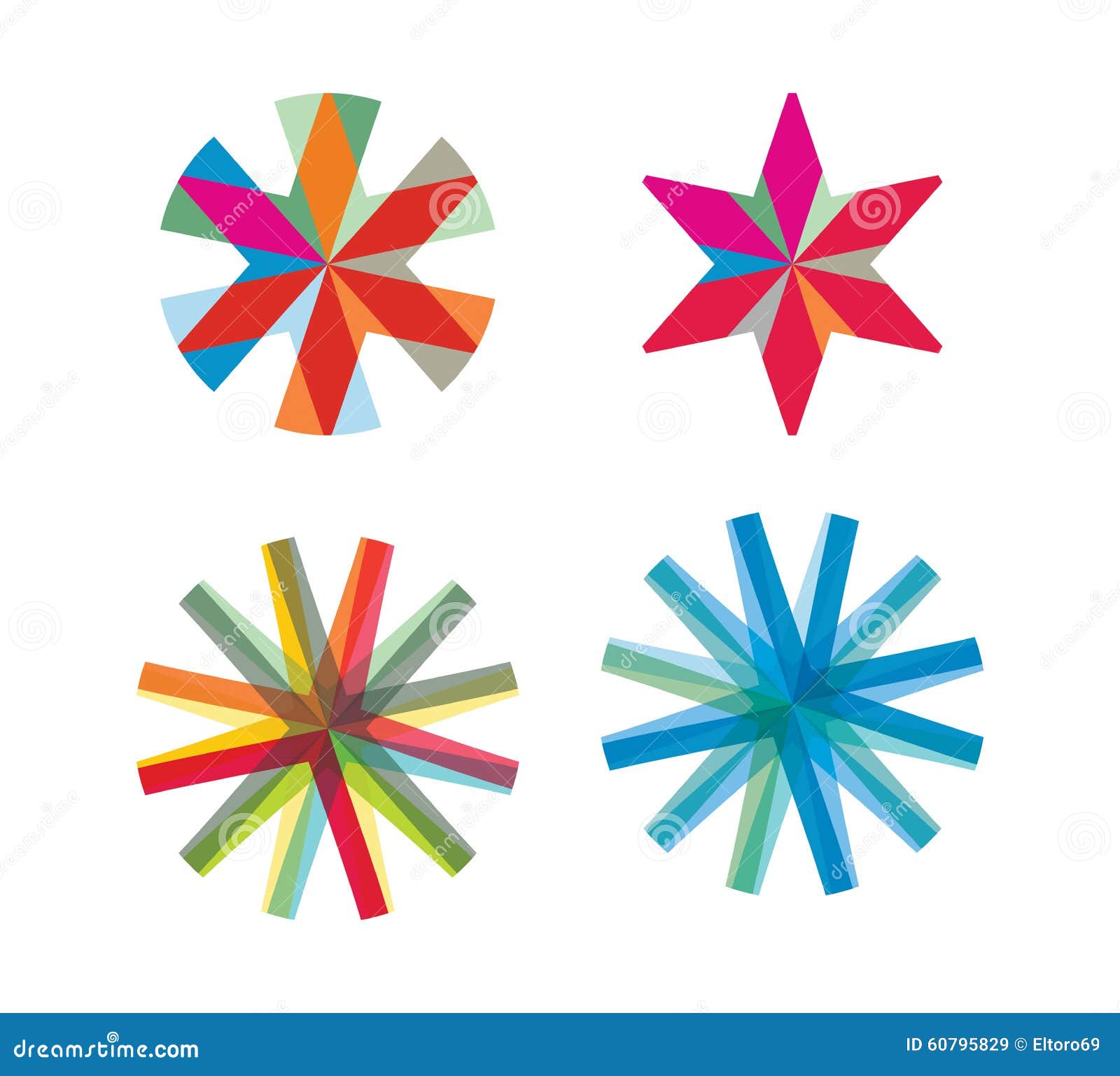Star set collection stock vector. Illustration of geometric - 60795829