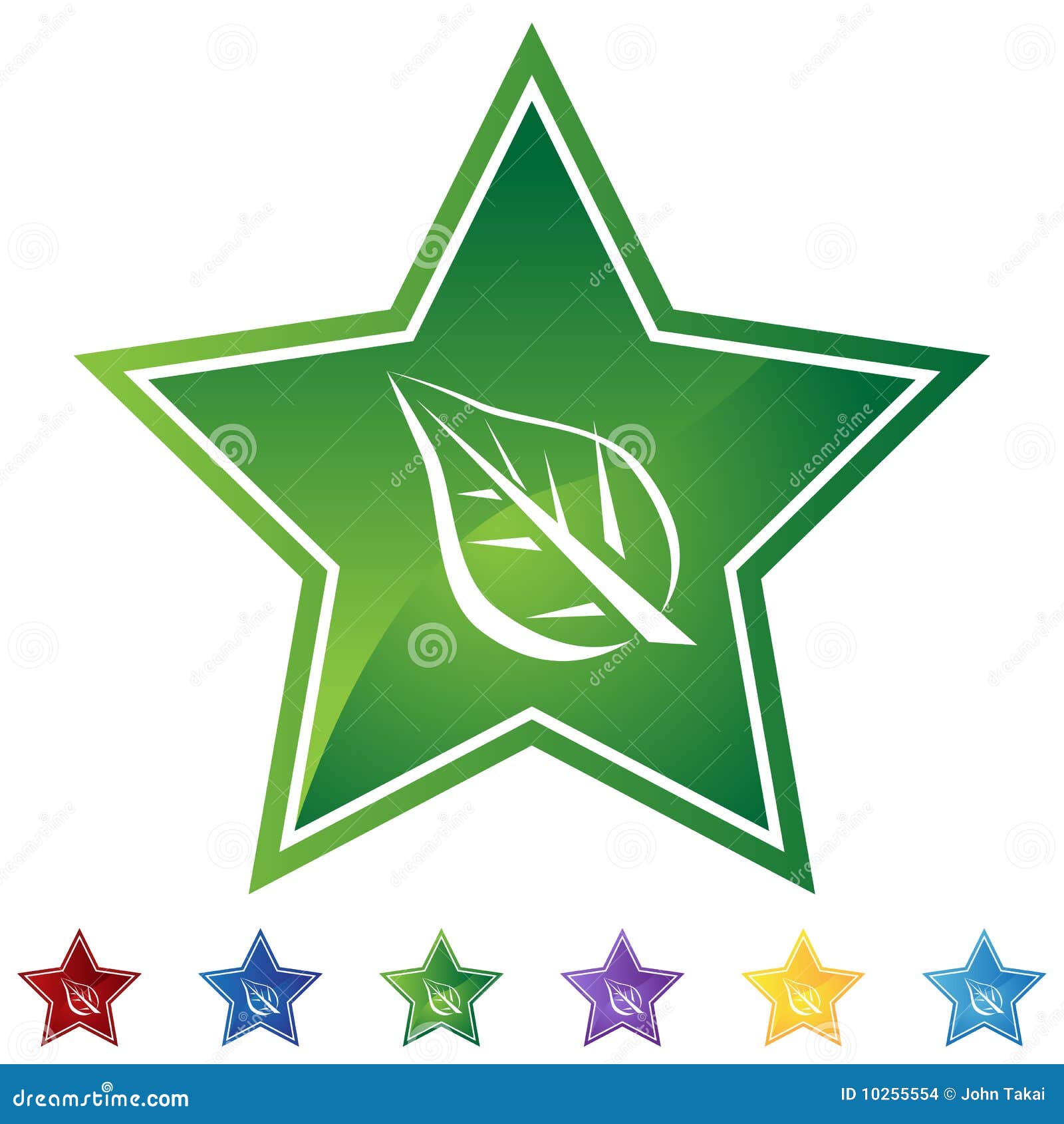 Star Set - Leaf stock vector. Illustration of line, decoration - 10255554