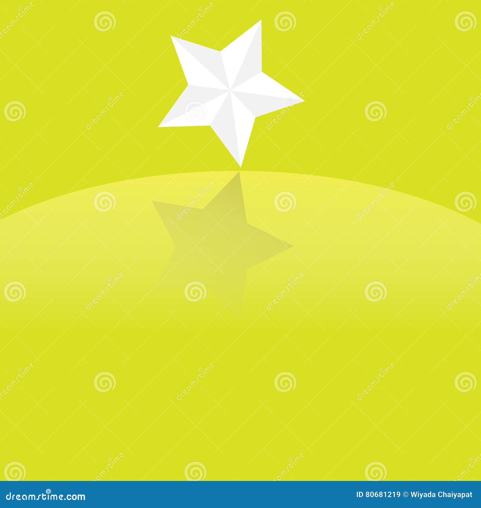 Star with shadow stock vector. Illustration of isolated - 80681219