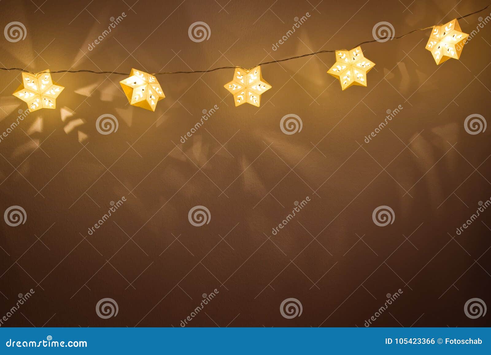 Star Shape Christmas Lights Stock Photo - Image of holiday, decoration ...