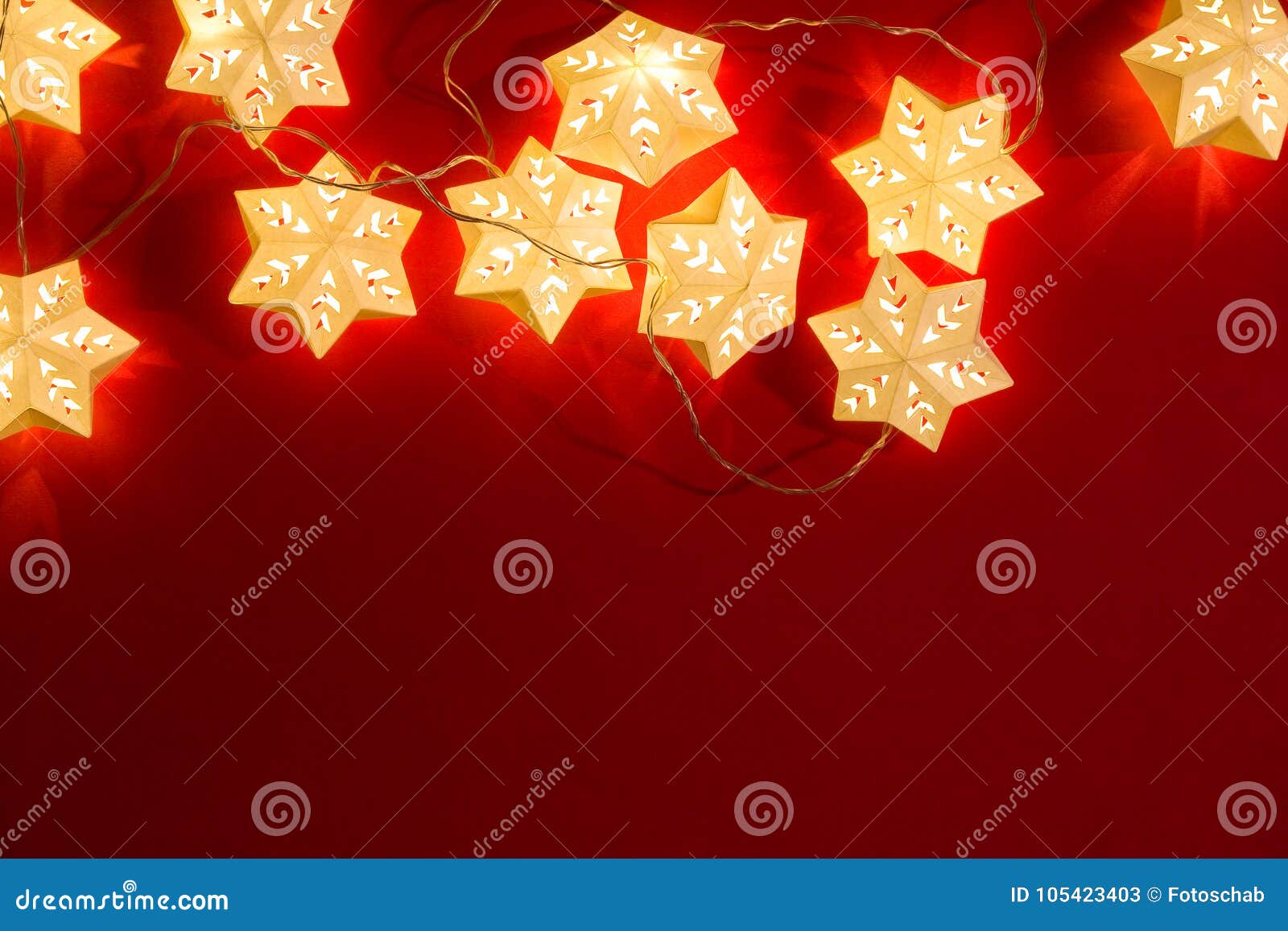 Star Shape Christmas Lights Stock Image - Image of glow, lights: 105423403