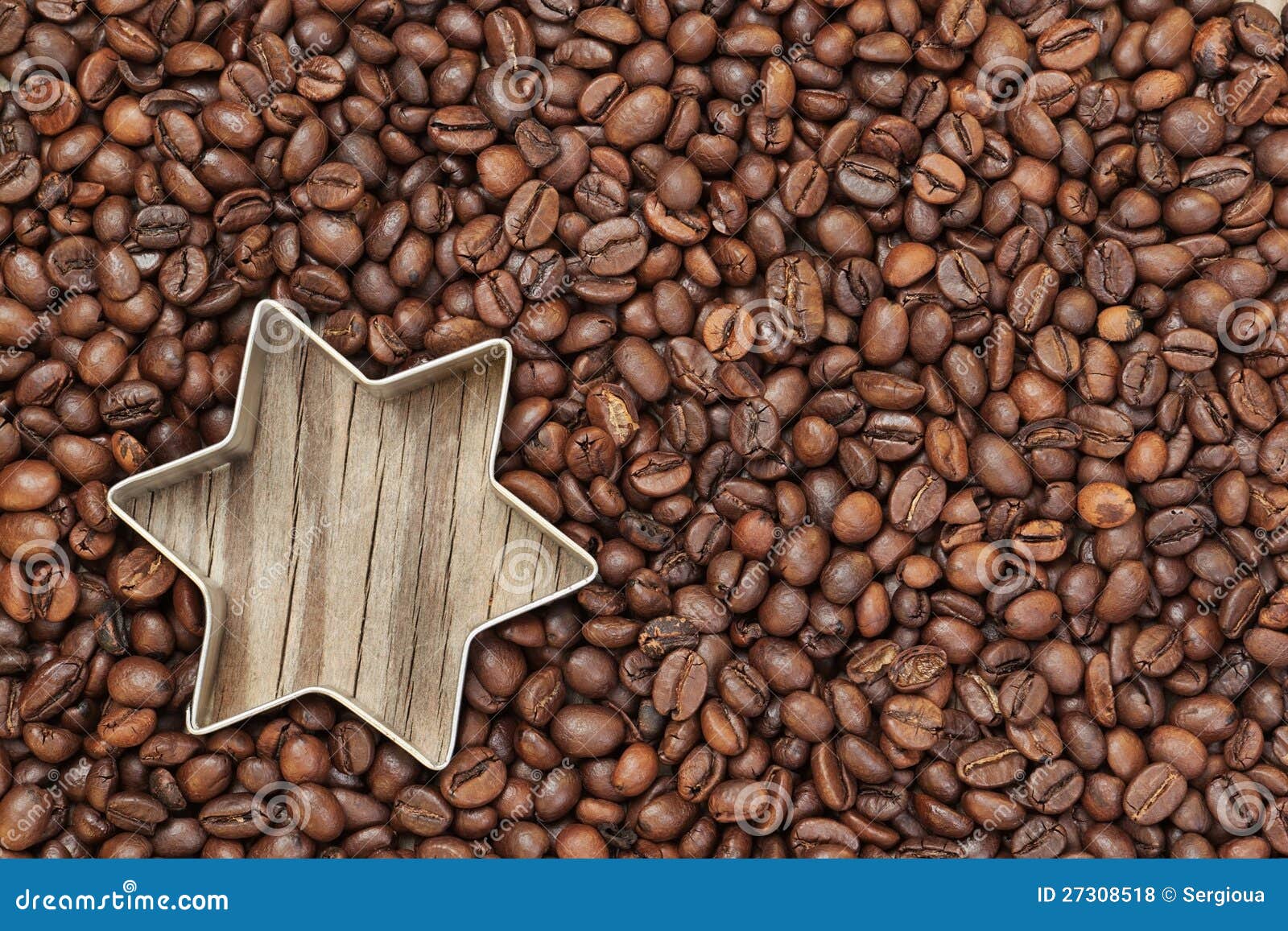 Star Shape in Coffee Beans. Stock Photo - Image of caffeine, bean: 27308518