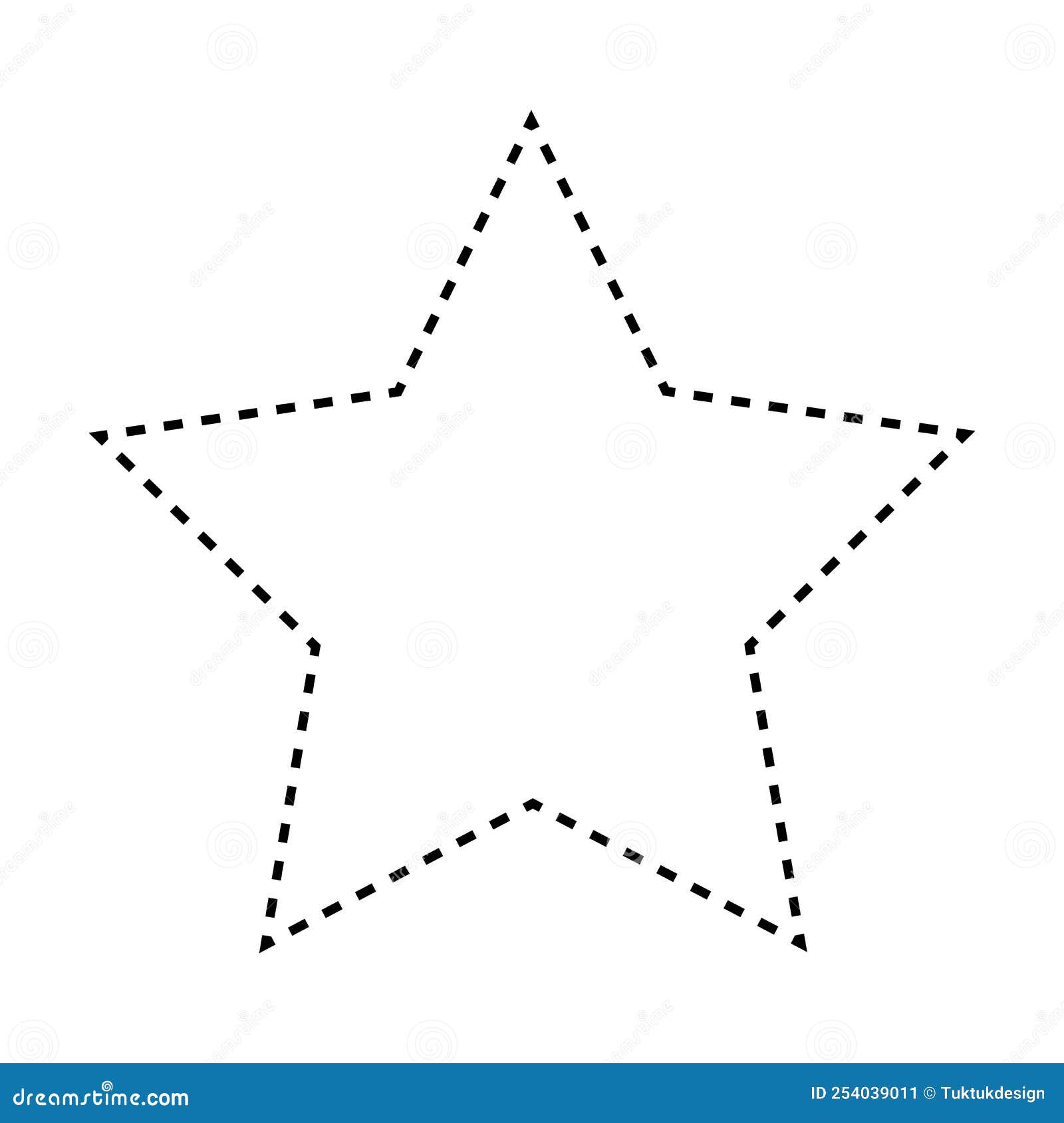 Star Shape Dotted Icon Vector Symbol for Creative Graphic Design ...