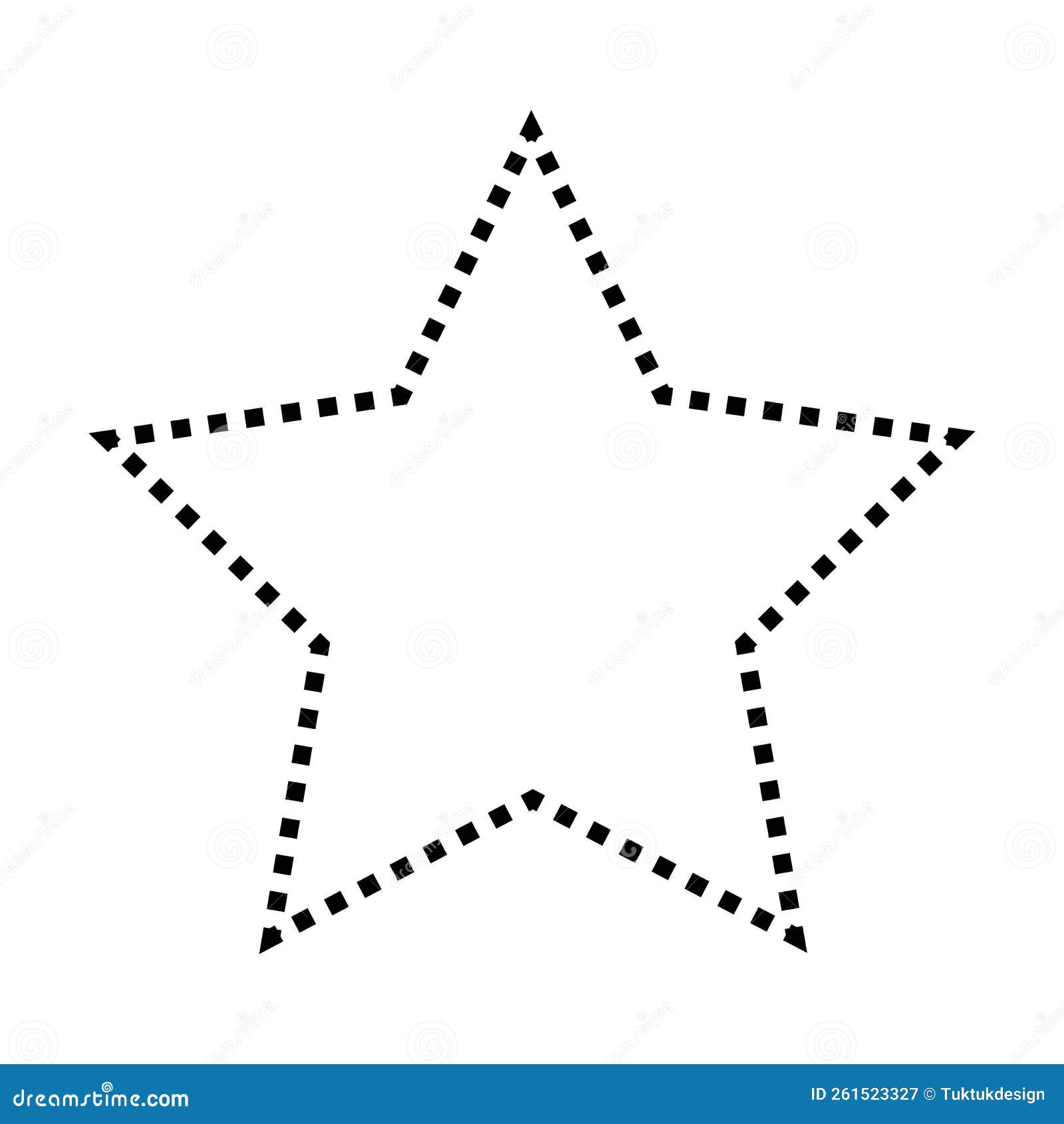 Star Shape Dotted Icon Vector Symbol for Creative Graphic Design Ui ...