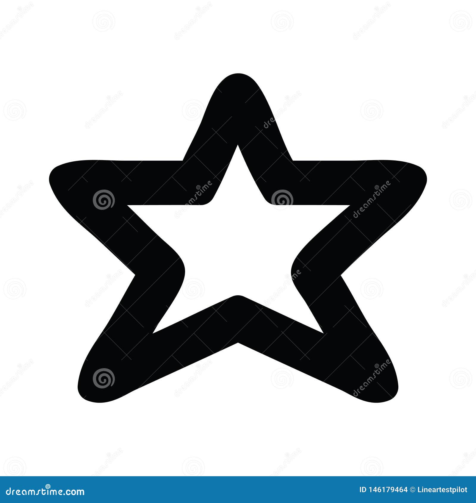Star shape icon symbol stock vector. Illustration of clip - 146179464