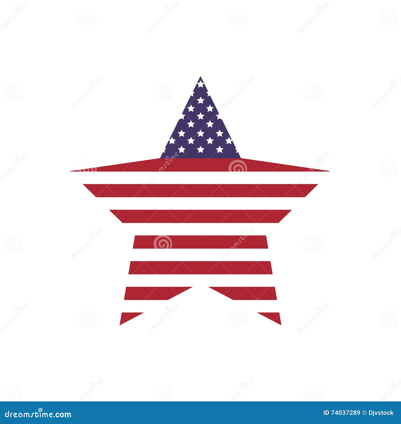 Star Shape Icon. USA Design. Vector Graphic Stock Illustration ...