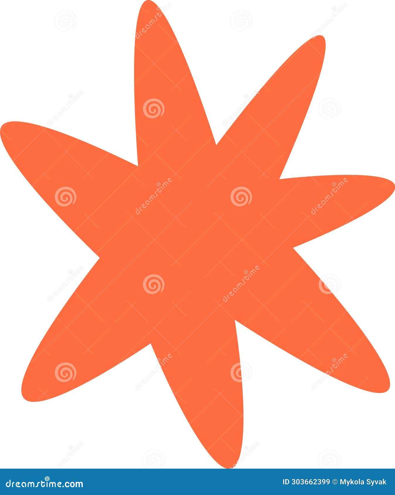 Star Shape Icon stock vector. Illustration of star, abstract - 303662399