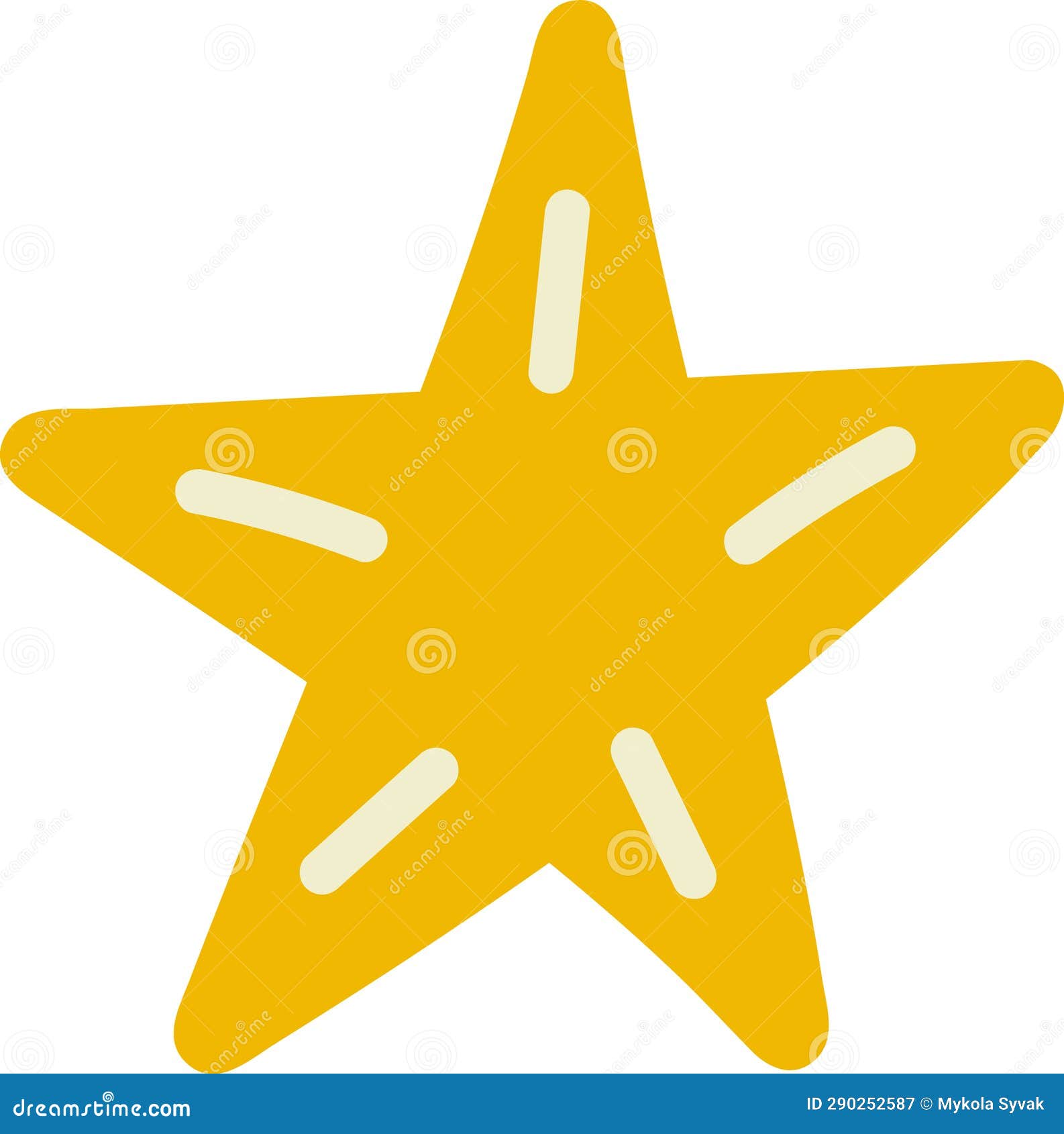Star Shape Icon stock illustration. Illustration of symbol - 290252587