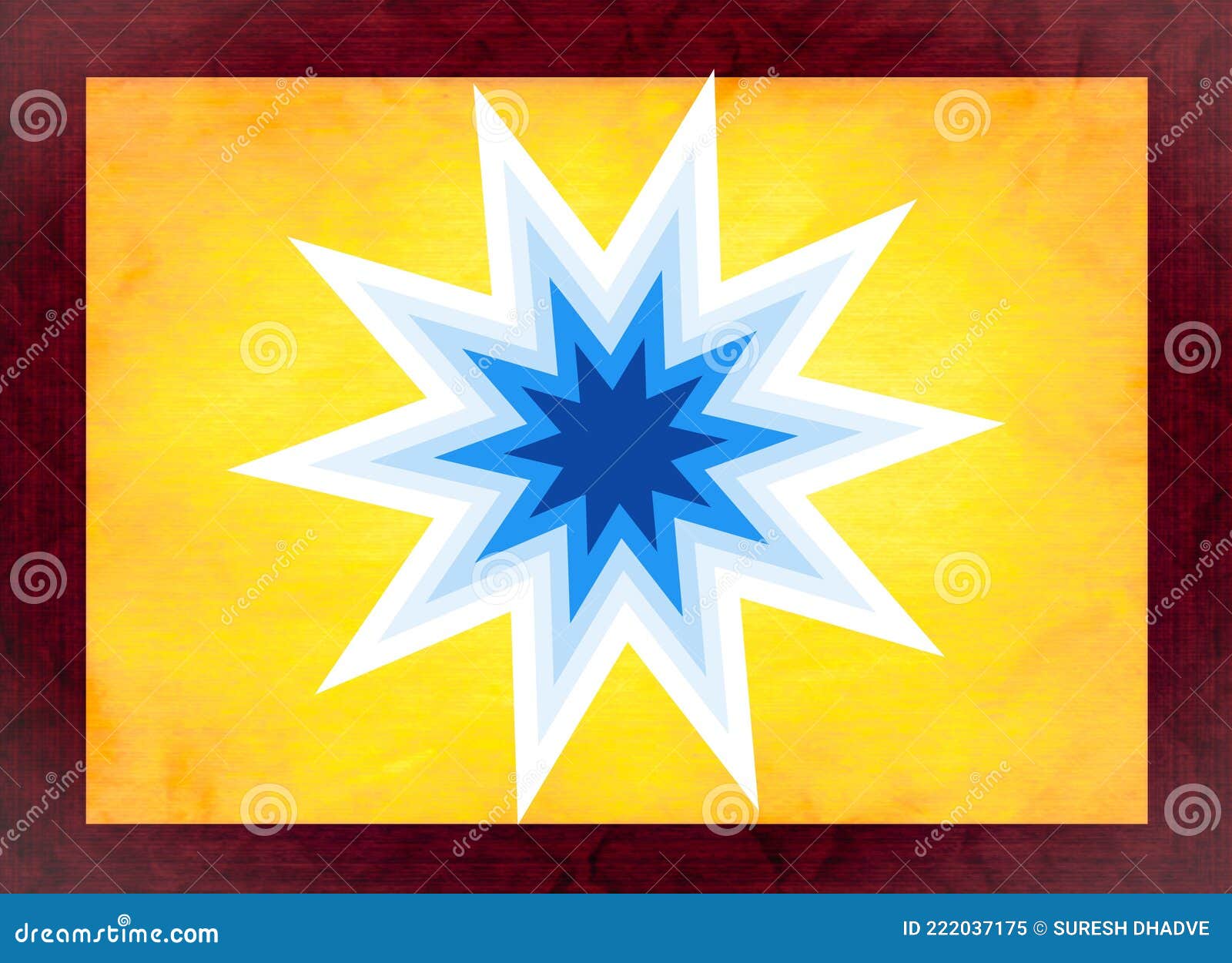 Star Shape Shading Backround Illustration Stock Illustration ...