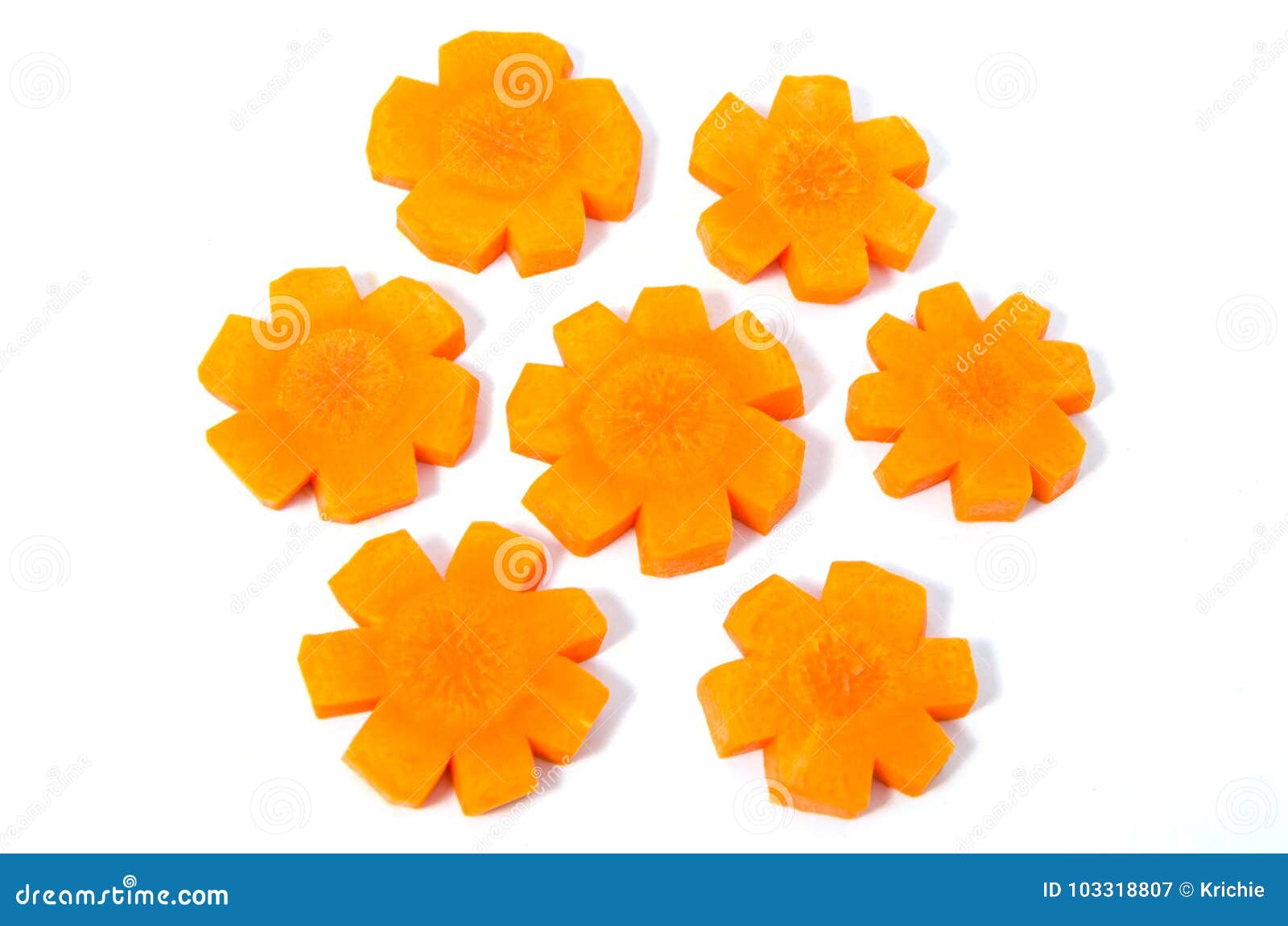 Star shape sliced carrots stock image. Image of dieting - 103318807