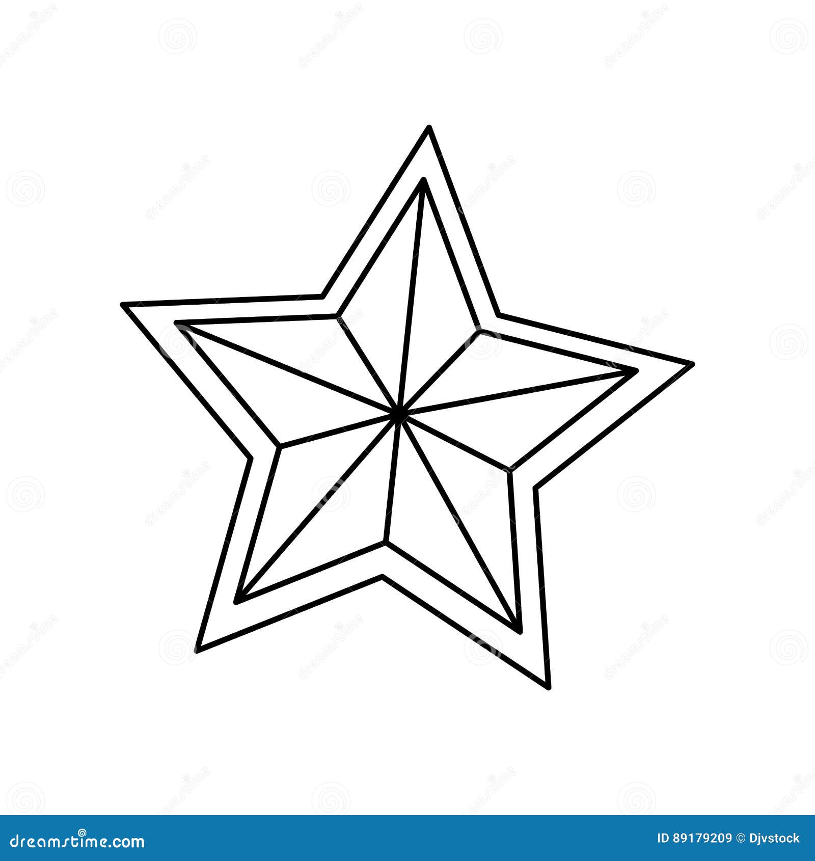 Star shape symbol stock illustration. Illustration of medallion - 89179209