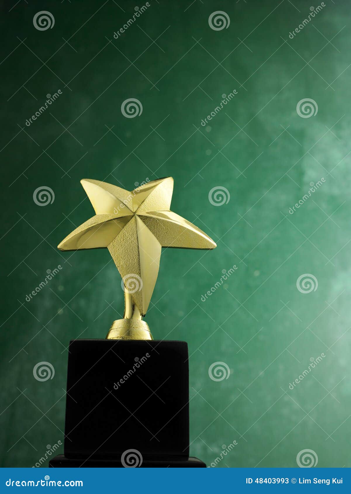 Star shape trophy stock image. Image of contest, place - 48403993