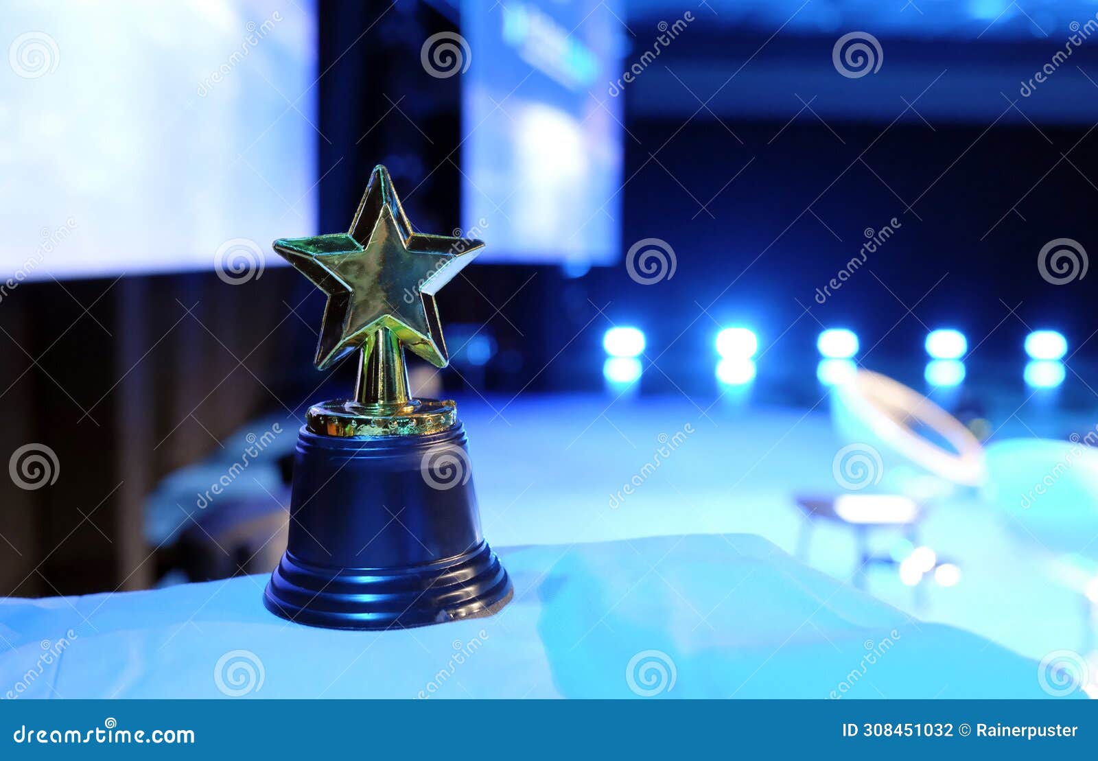 Star-shaped Award on a Table Stock Photo - Image of achievement, honor ...