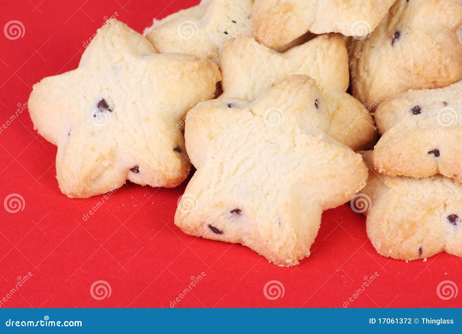 Star Shaped Biscuits stock photo. Image of sweet, shortbread - 17061372