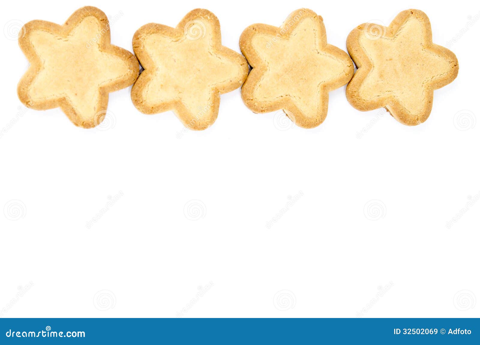 Star shaped biscuits stock image. Image of cookie, gourmet - 32502069