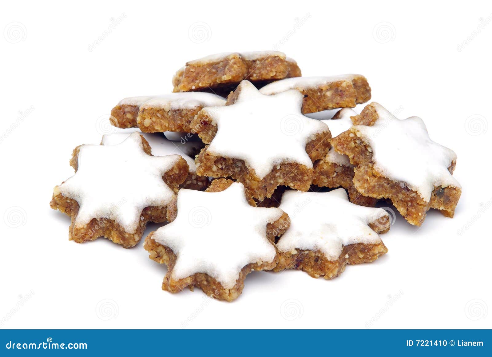 Star-shaped Cinnamon Biscuit Stock Photo - Image of close, shaped: 7221410