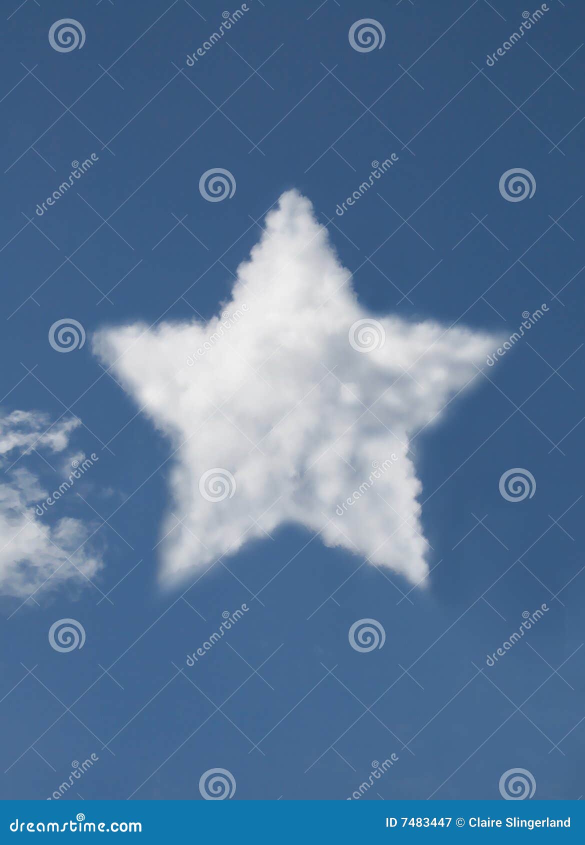 Star shaped cloud stock image. Image of shaped, astronomy - 7483447