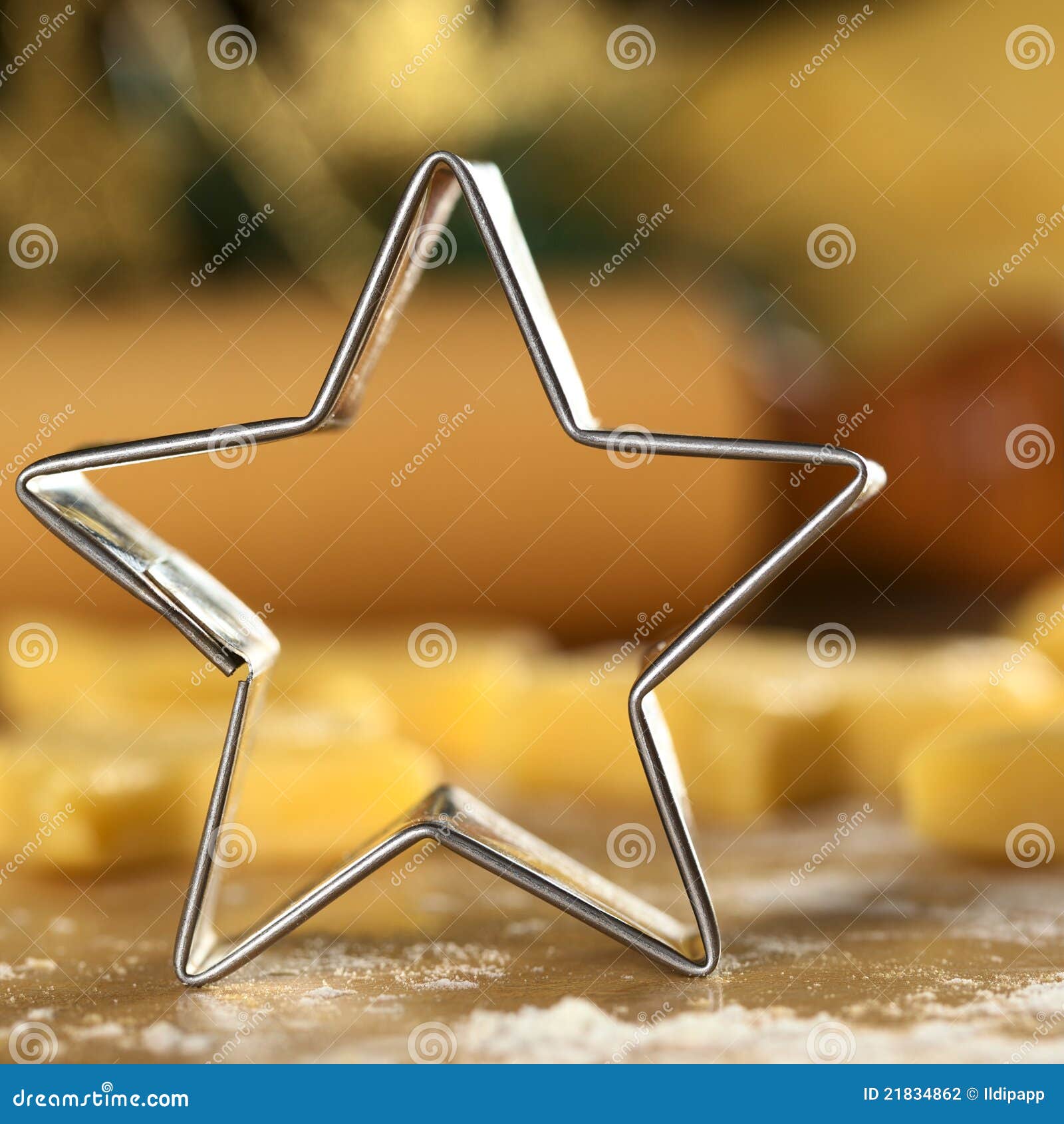 Star-Shaped Cookie Cutter stock photo. Image of christmas - 21834862