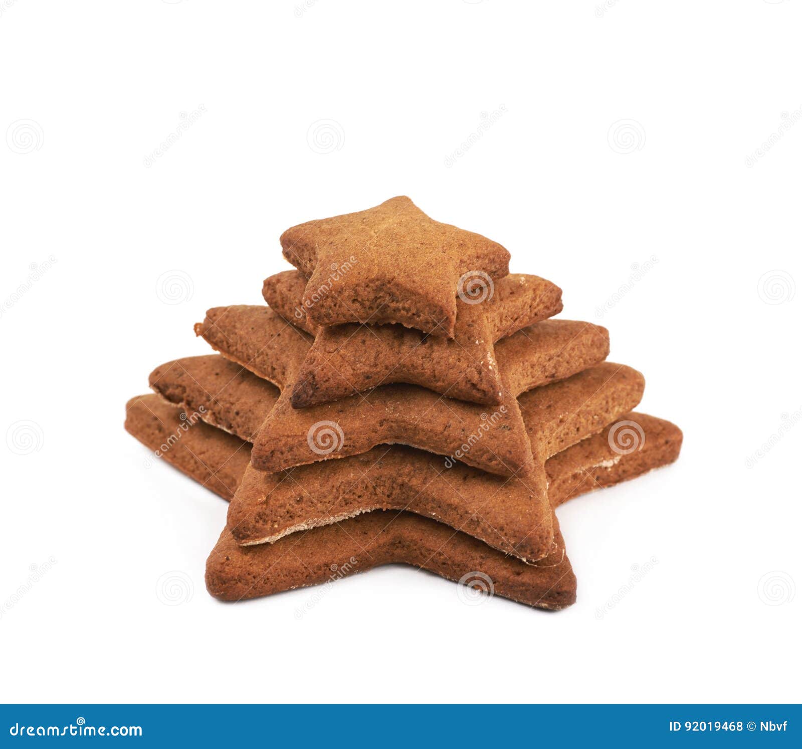 Star Shaped Cookie Isolated Stock Photo - Image of decorative, isolated ...